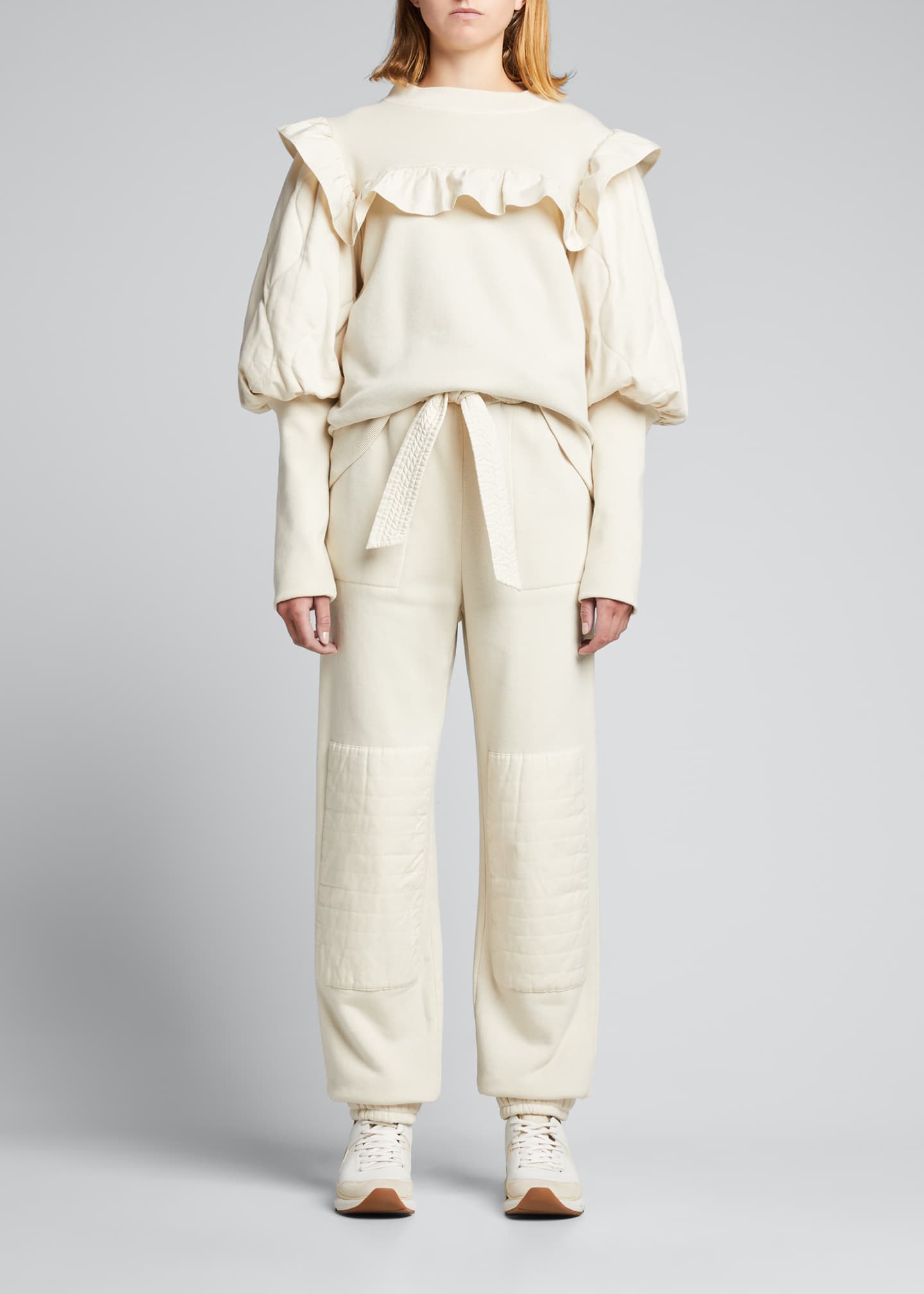 Sea Layla Puff-Sleeve Sweatshirt - Bergdorf Goodman