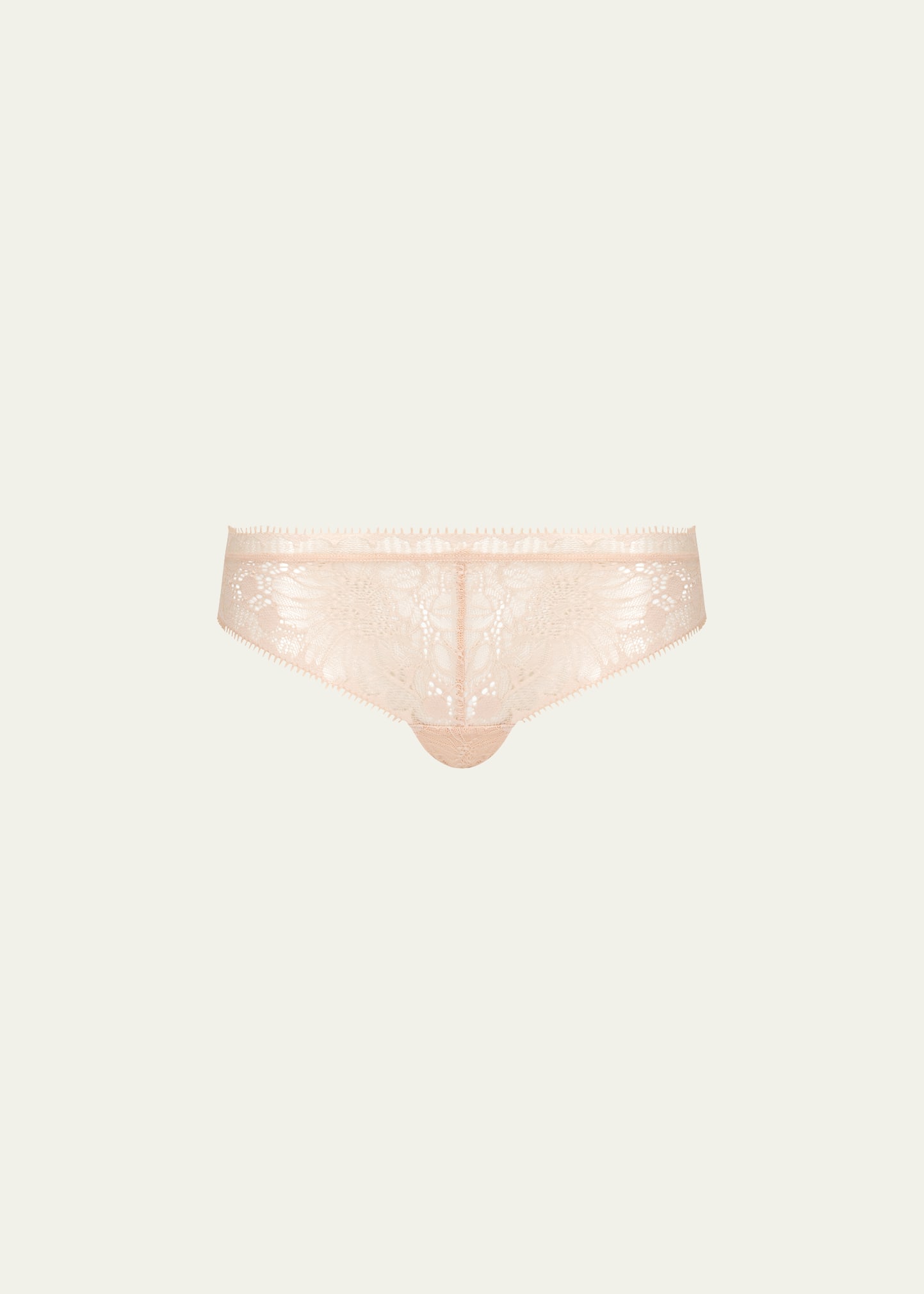 Chantelle Day To Night Sheer Lace Tanga In Nude | ModeSens
