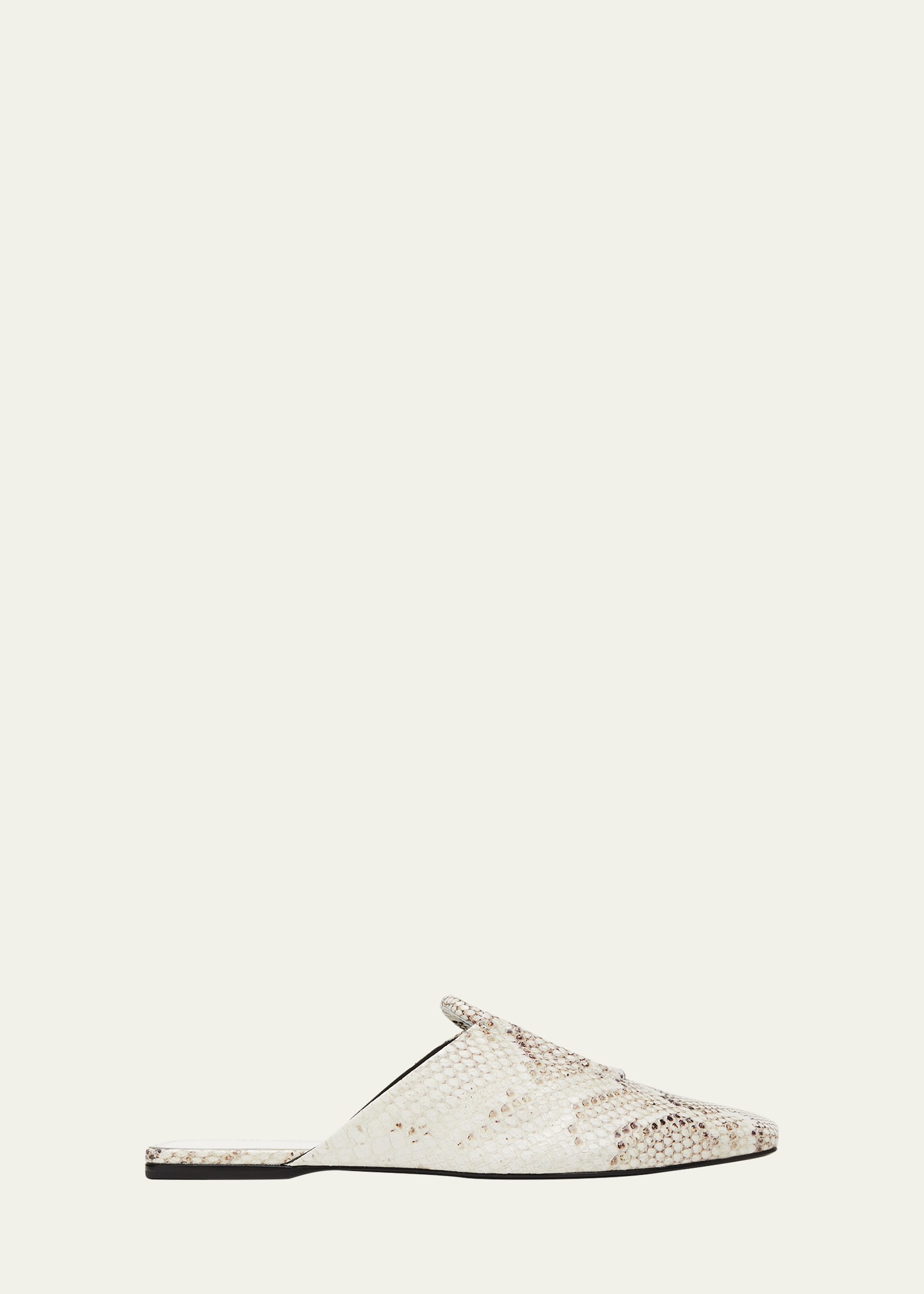 Mercedes Castillo Delilah Embossed Flat Ballerina Mules In Rociasknap ...