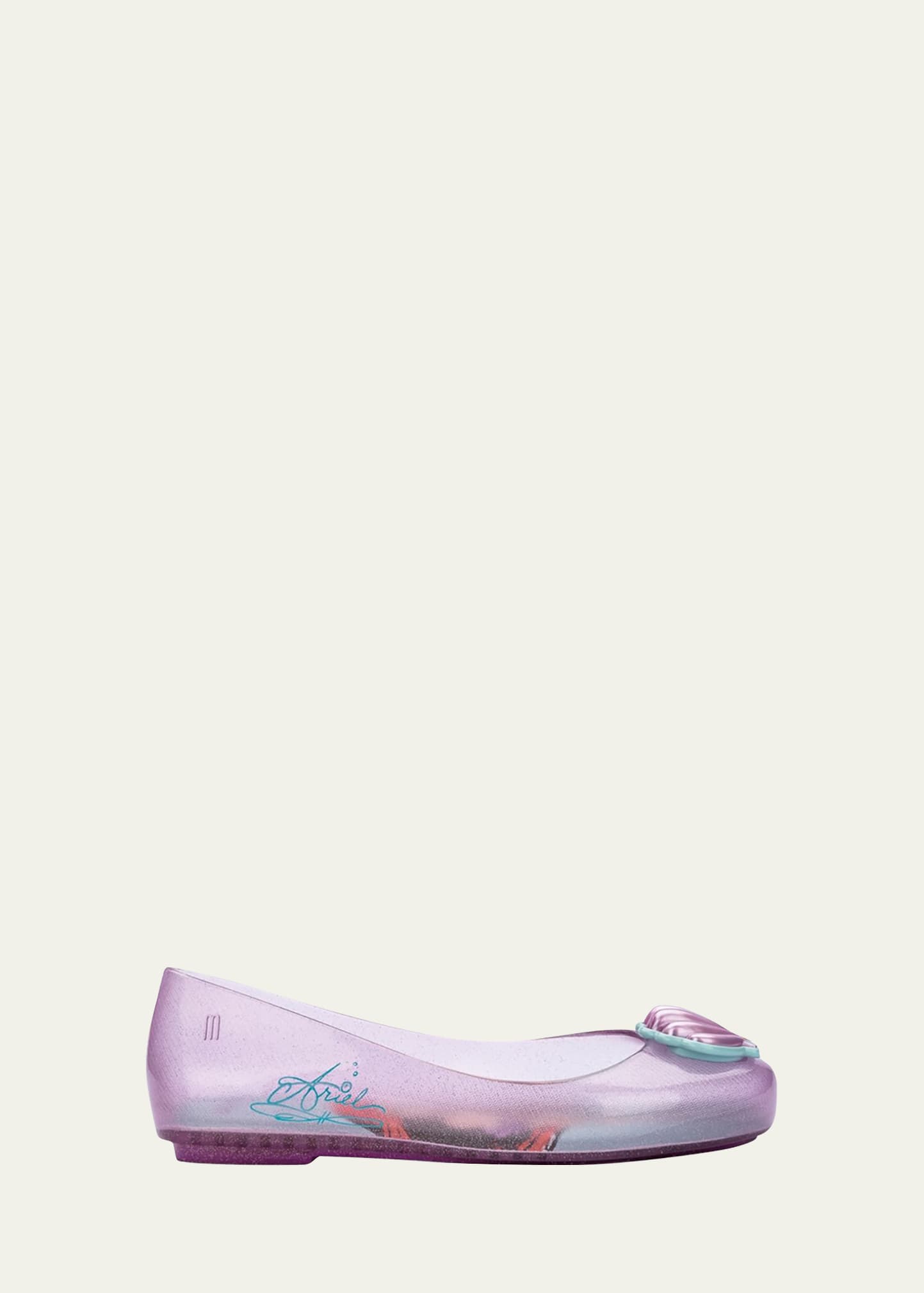 Melissa Girl's Sweet Love X Disney Princess Ballerina Flats, Baby ...