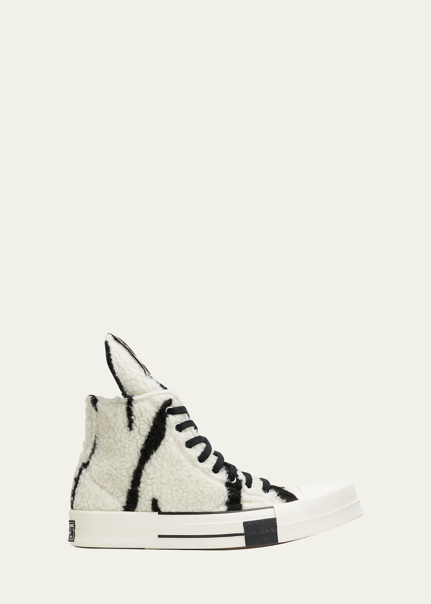 Converse X Drkshdw X Drkshdw Chuck Taylor Faux Fur High-top Sneakers In ...