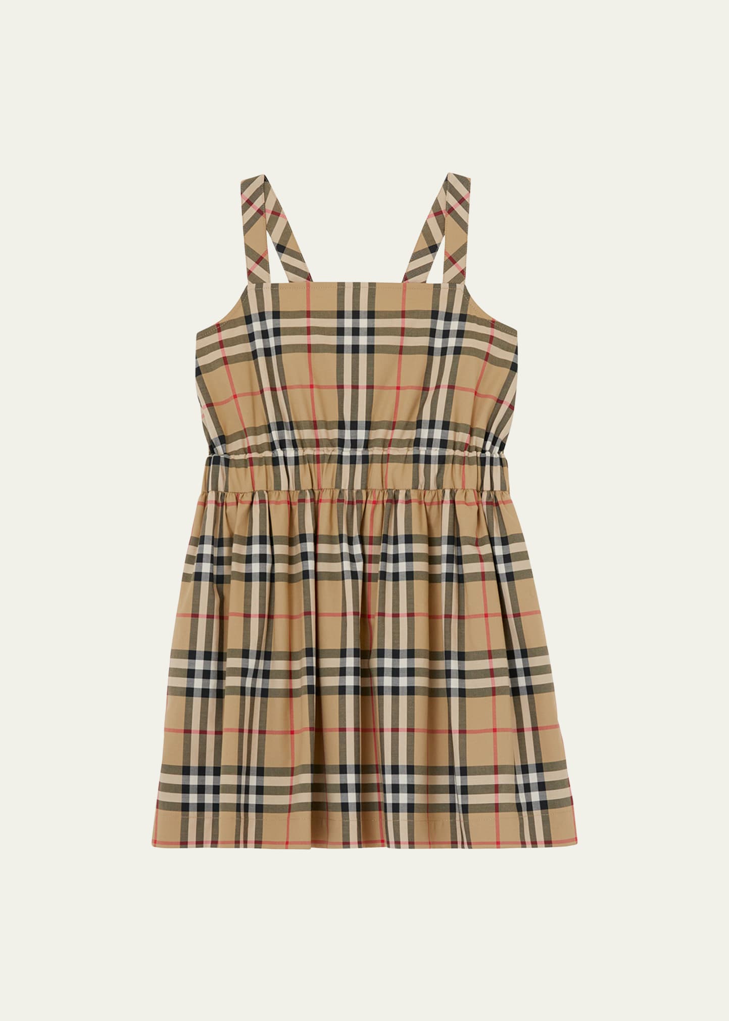 Burberry Kids' Little Girl's & Girl's Sigourney Vintage Check Dress In Archive Beige Check ...