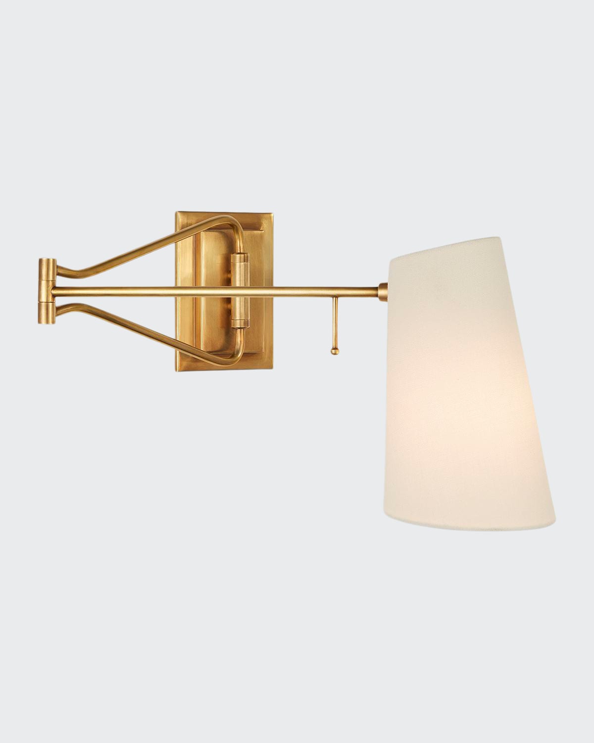 Aerin Keil Swing-arm Wall Light In Antique Brass | ModeSens