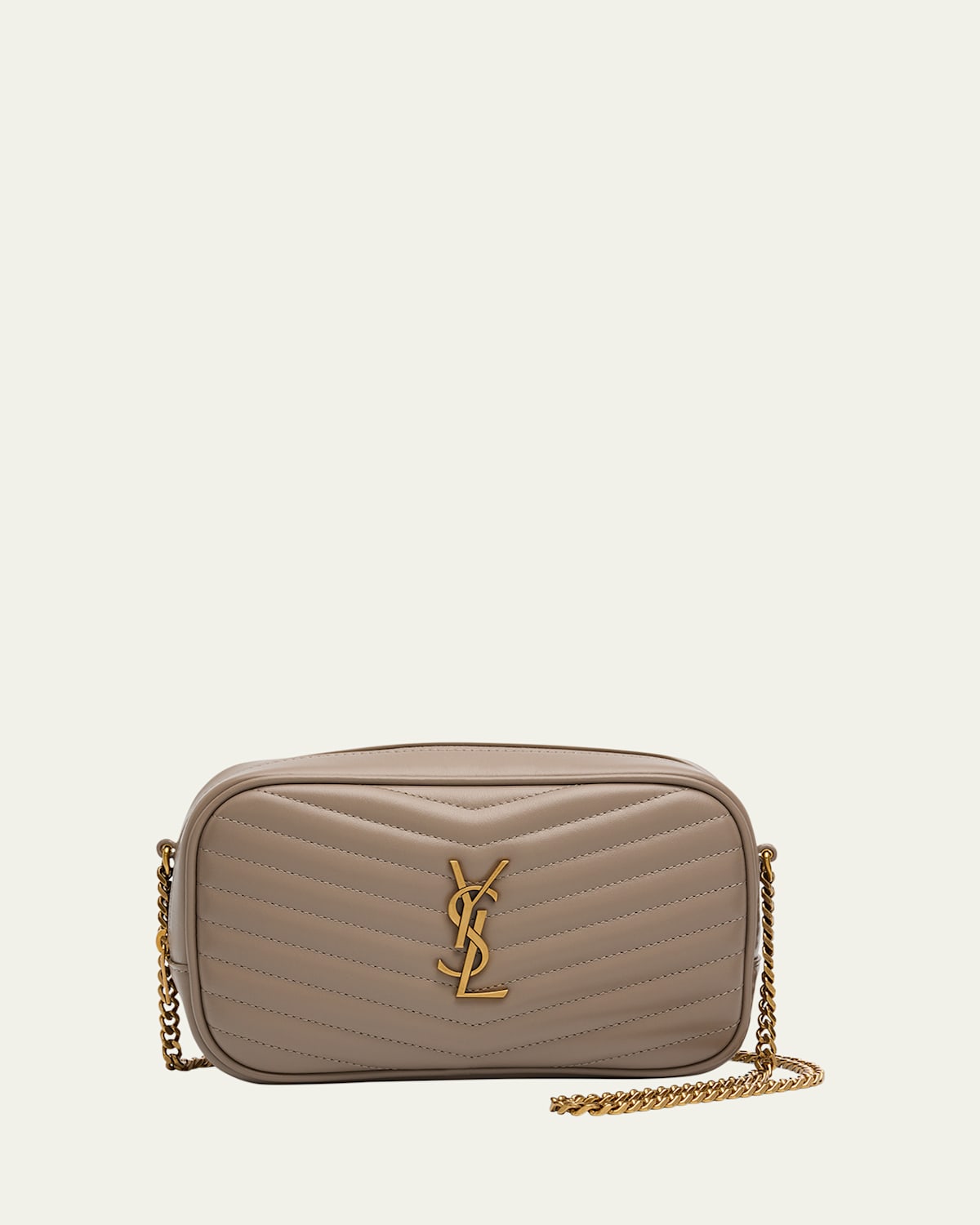 Saint Laurent Lou Mini Ysl Camera Bag In Smooth Quilted Leather In ...