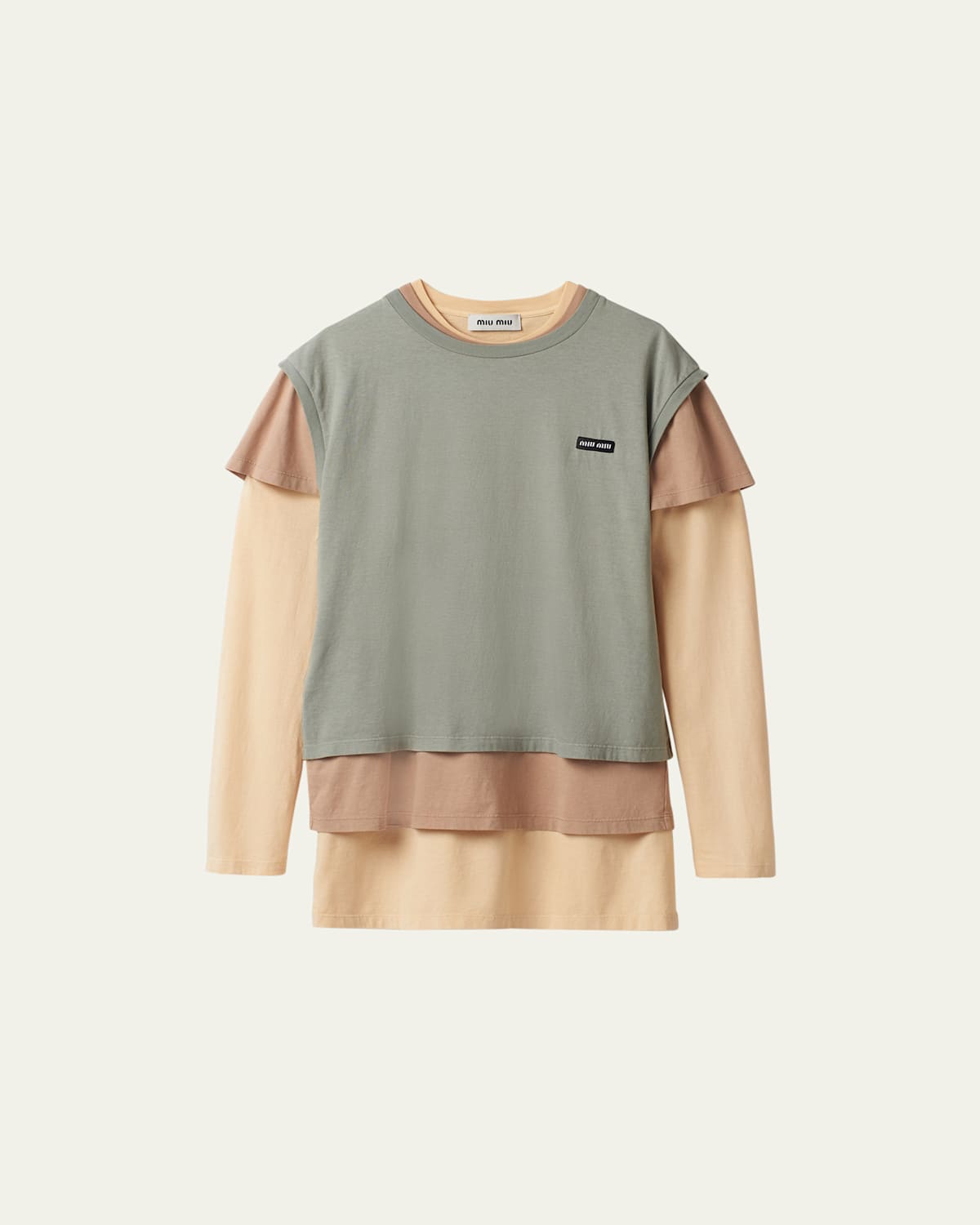 Miu Miu Layered 3-Pack T-Shirt | Smart Closet