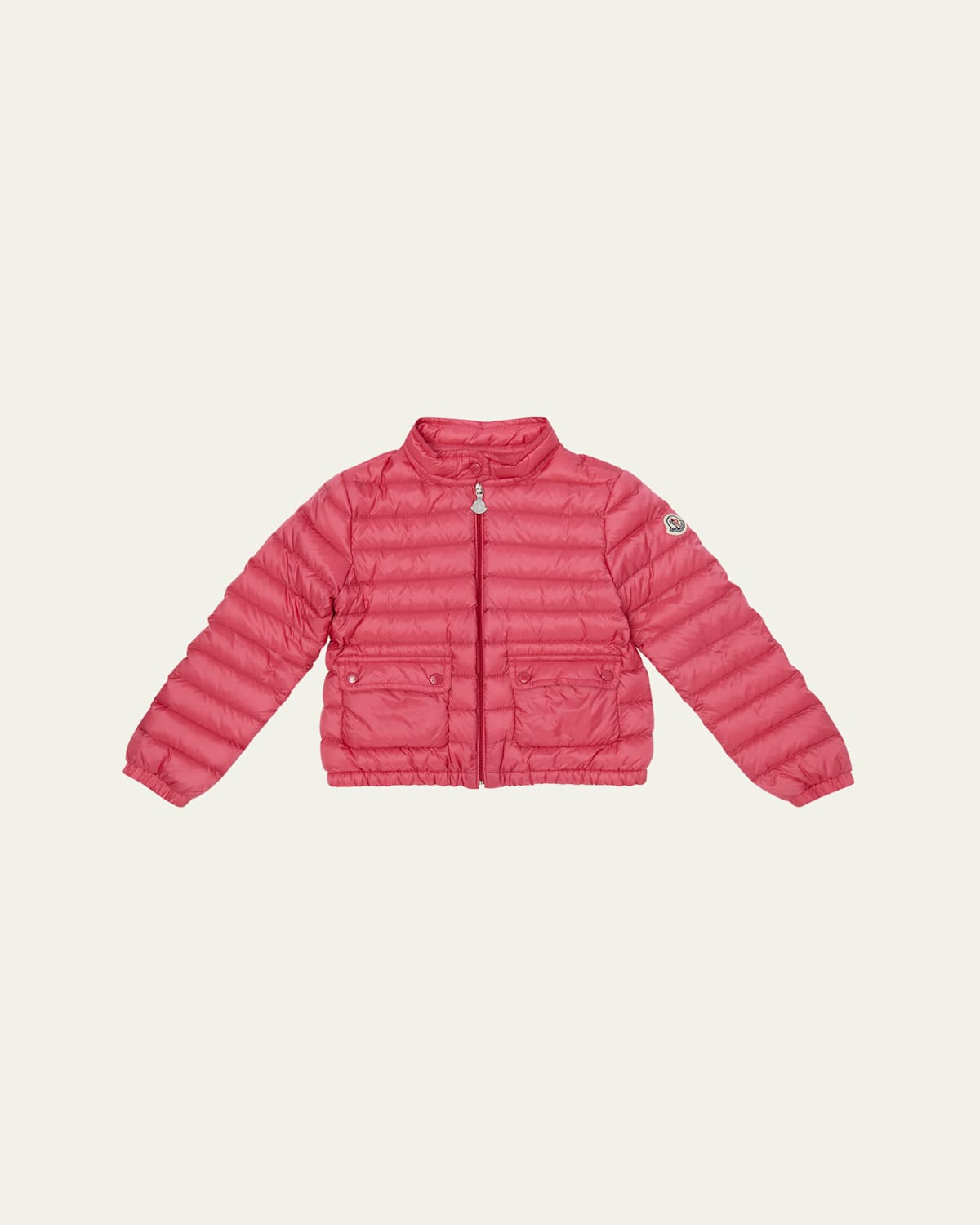 Moncler Kids' Girl's Lans Quilted Down Jacket In Pink & Purple | ModeSens