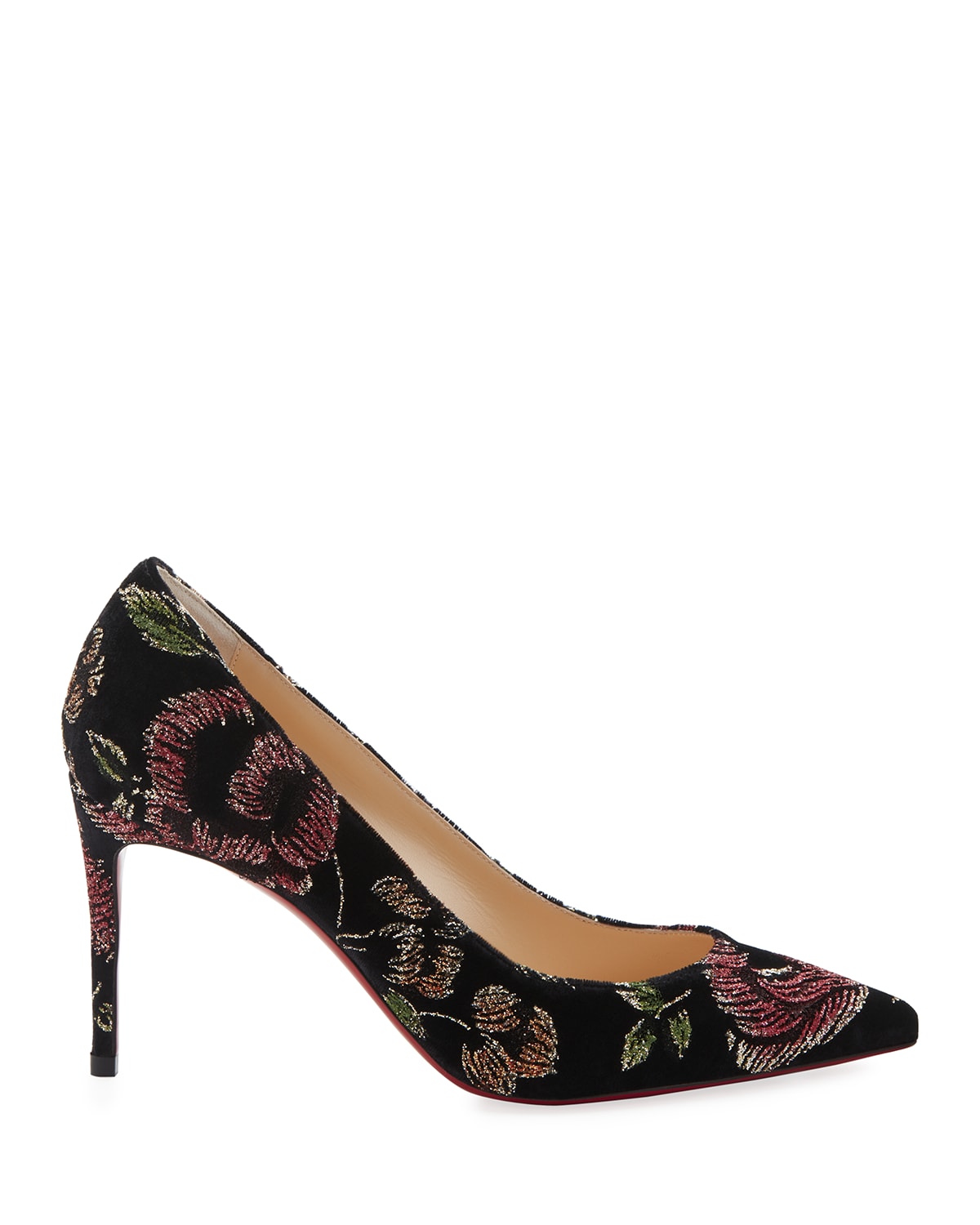 Christian Louboutin Kate Embroidered Red Sole Pumps