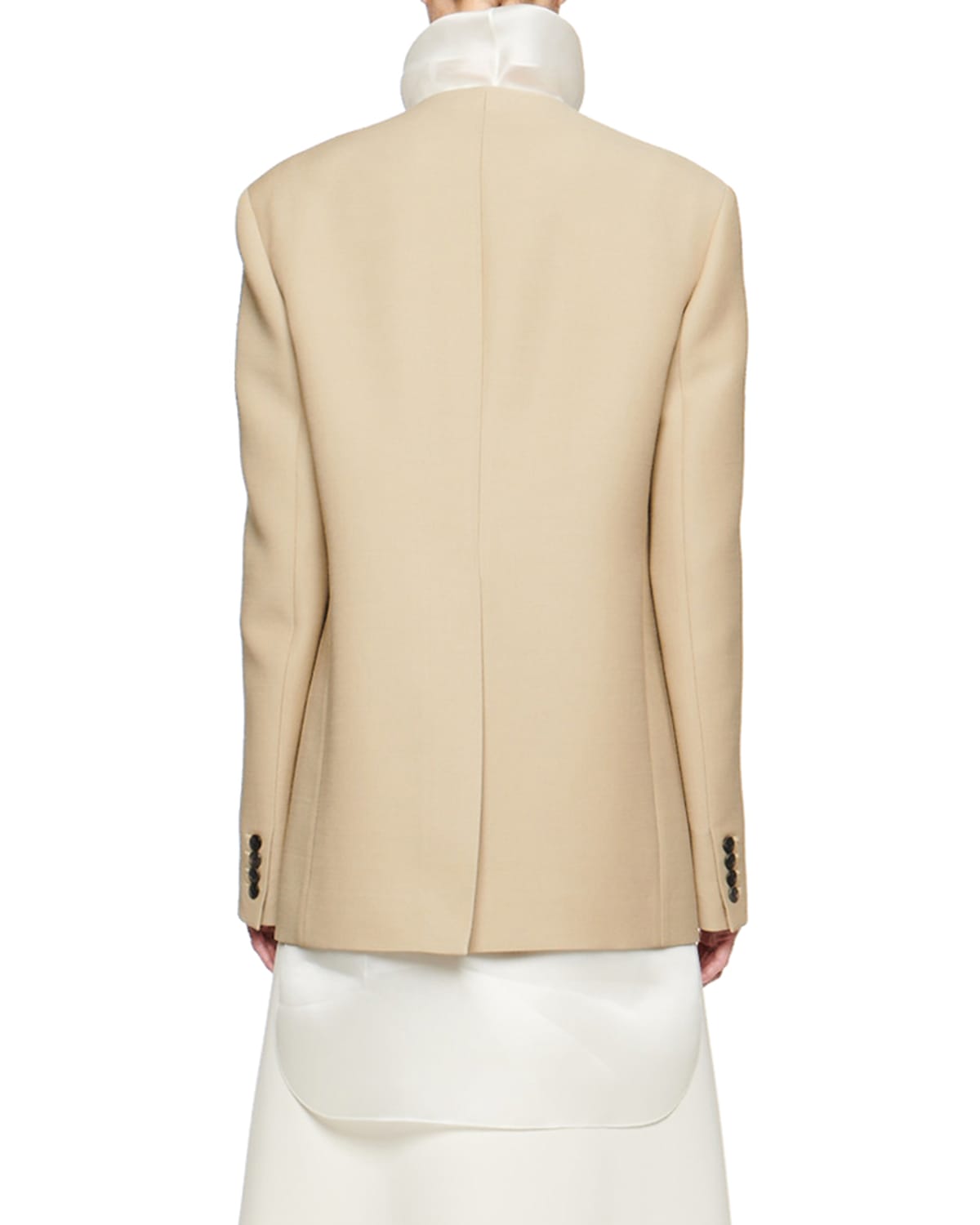 THE ROW Murray Collarless Wool Jacket and Matching Items