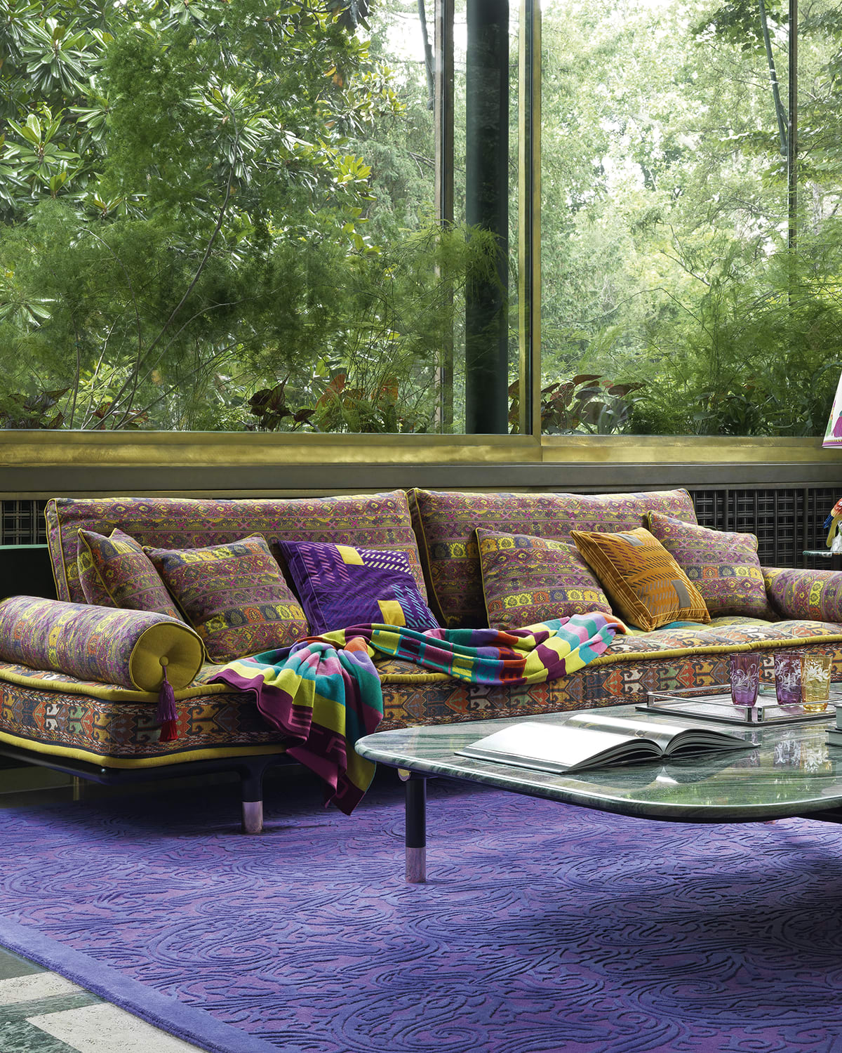Etro Woodstock Four-Seater Sofa