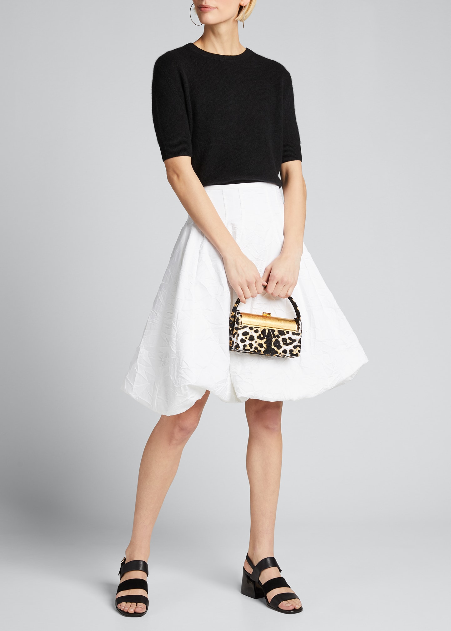 Bienen Davis Regine Leopard Chenille Minaudiere