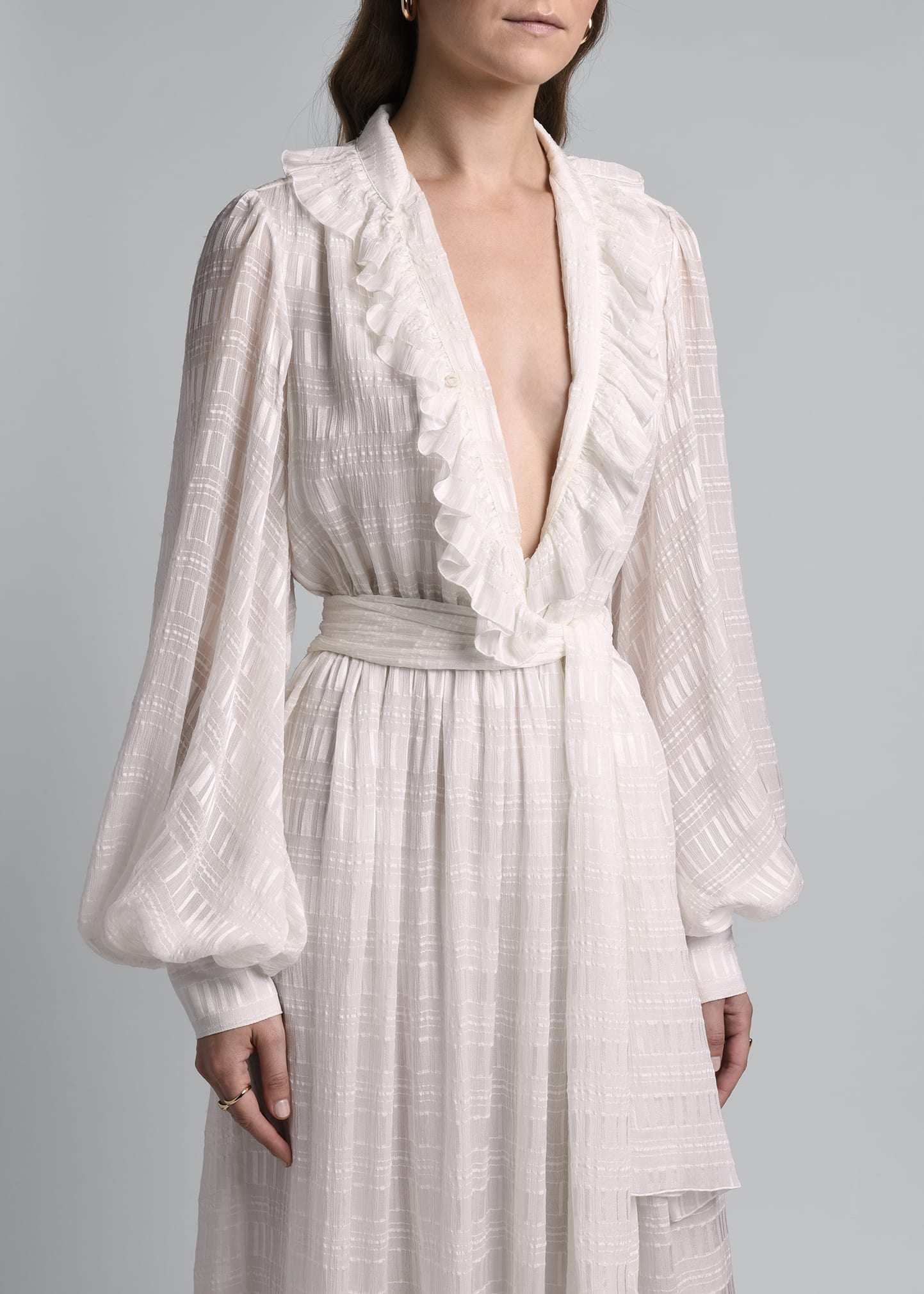 Etro Ruffled Silk Dress