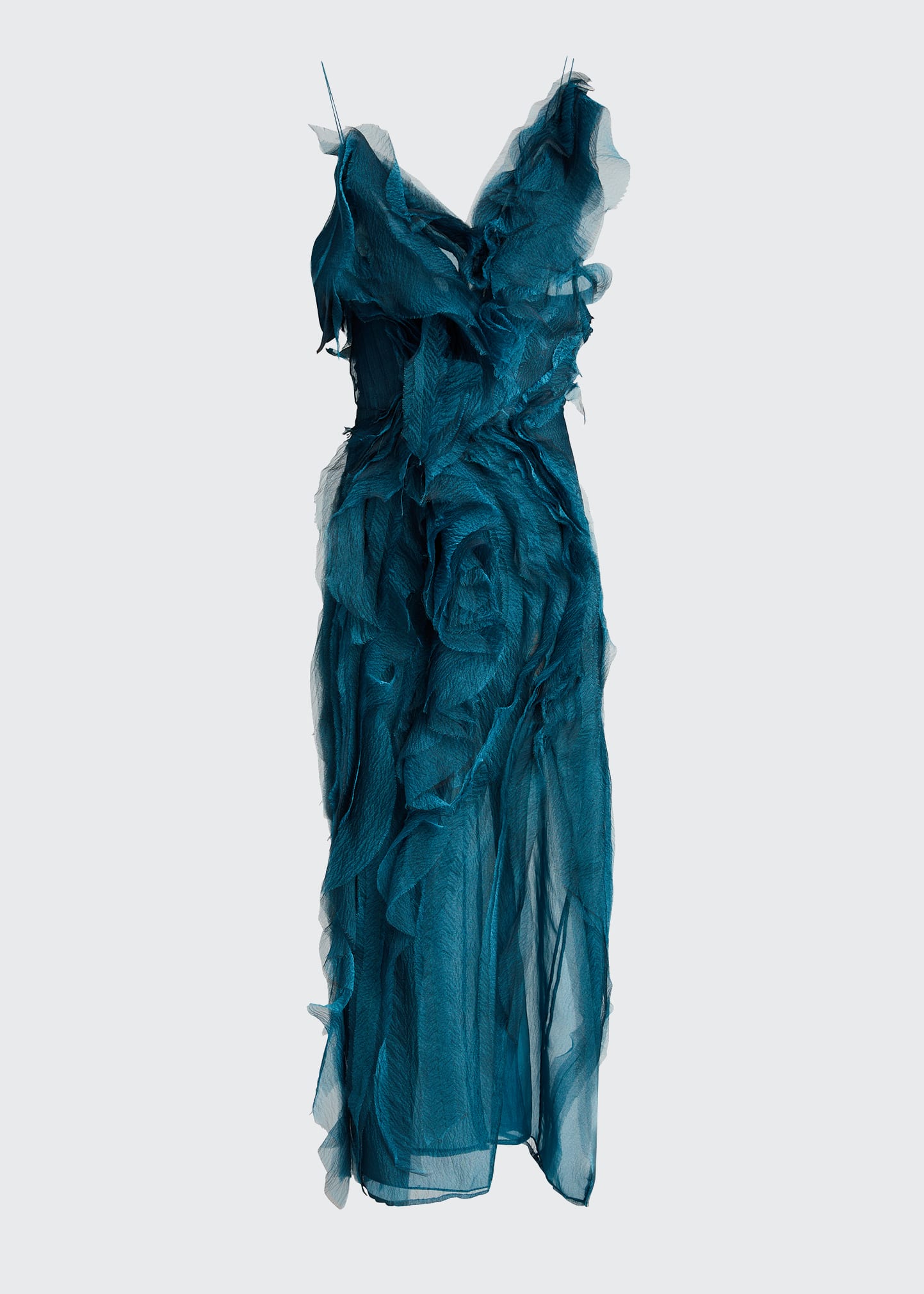 Jason Wu Collection Organza Ruffle Column Dress