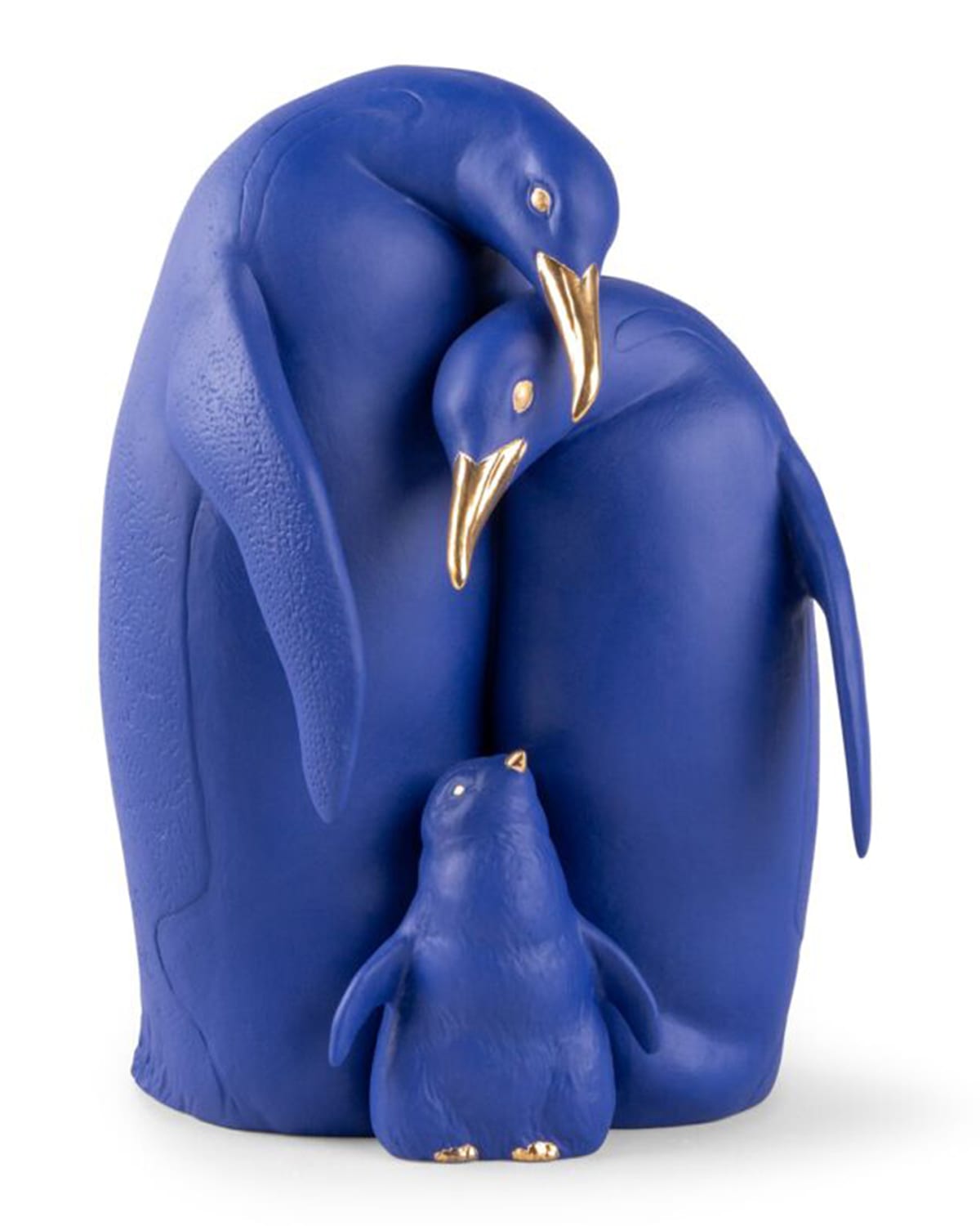 Lladro Penguin Family Handmade Figurine