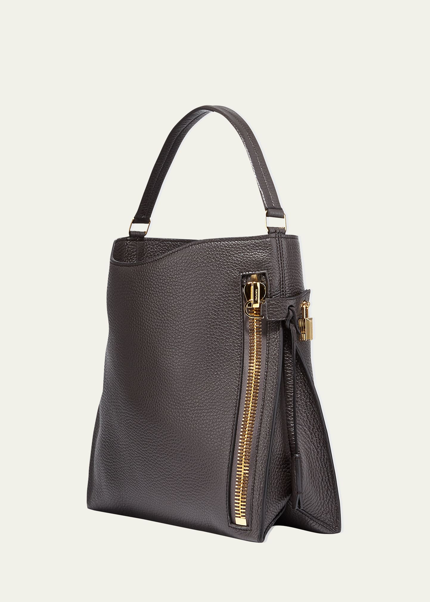 TOM FORD Alix Small Calfskin Hobo Bag