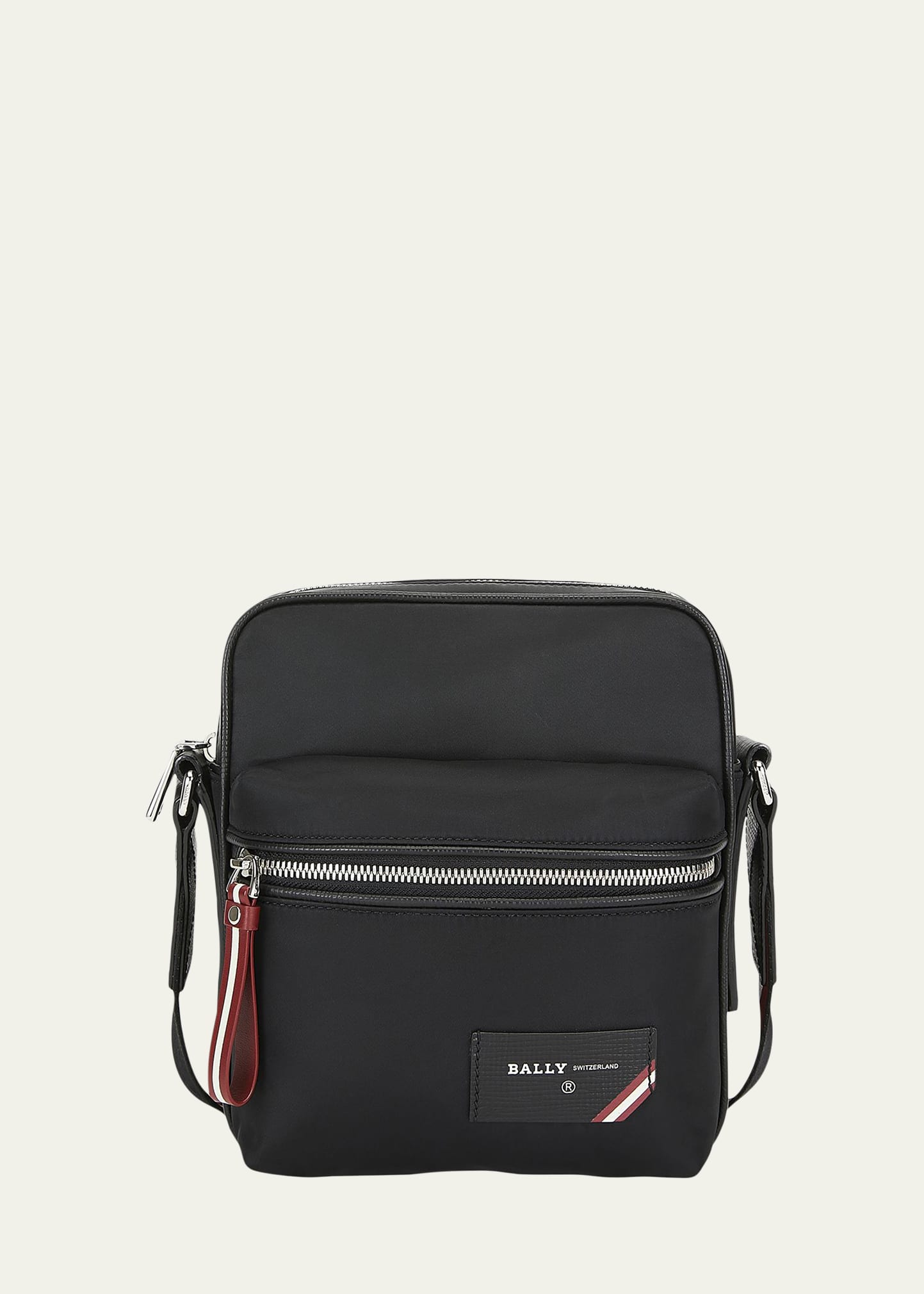 Bally Men's Faara Trainspotting-Stripe Crossbody Bag