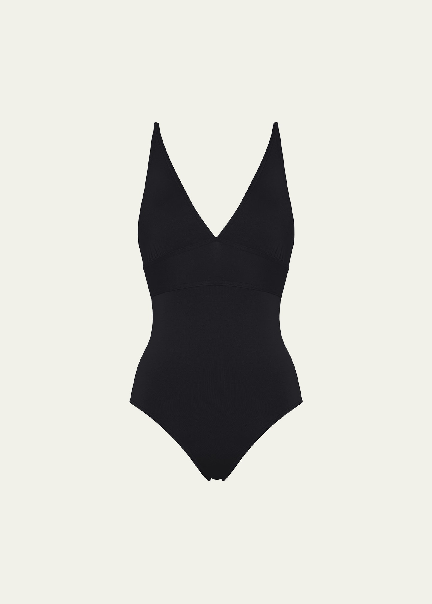 Eres Larcin Deep V Triangle One-Piece Swimsuit - Bergdorf Eres Larcin Deep V Triangle One-Piece Swimsuit - Bergdorf