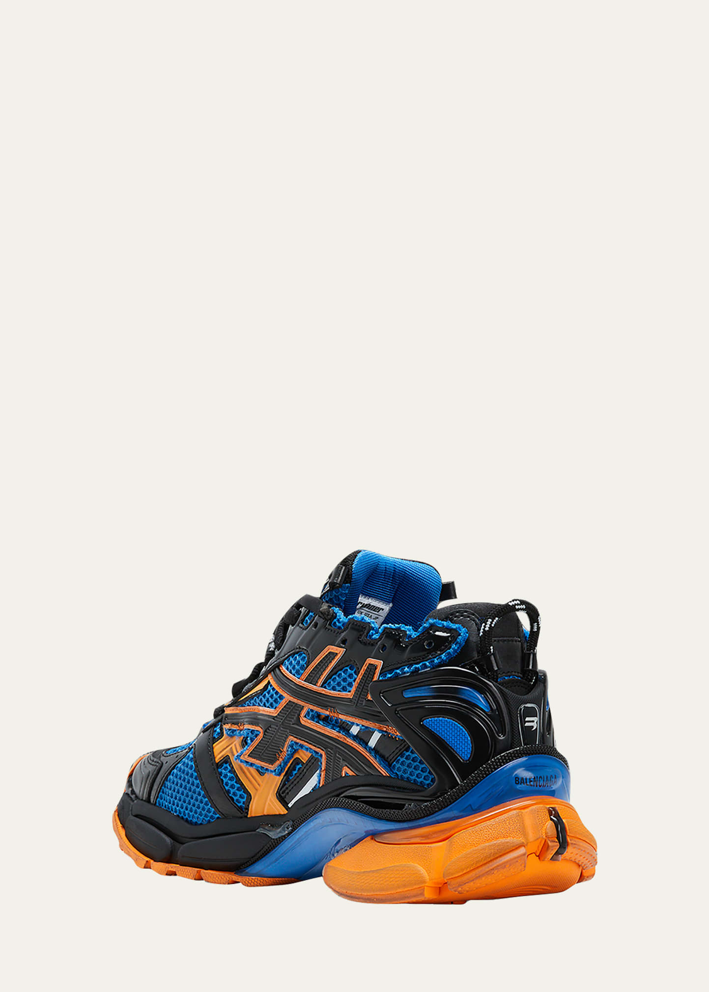 Balenciaga Men's Caged Mesh Runner Sneakers