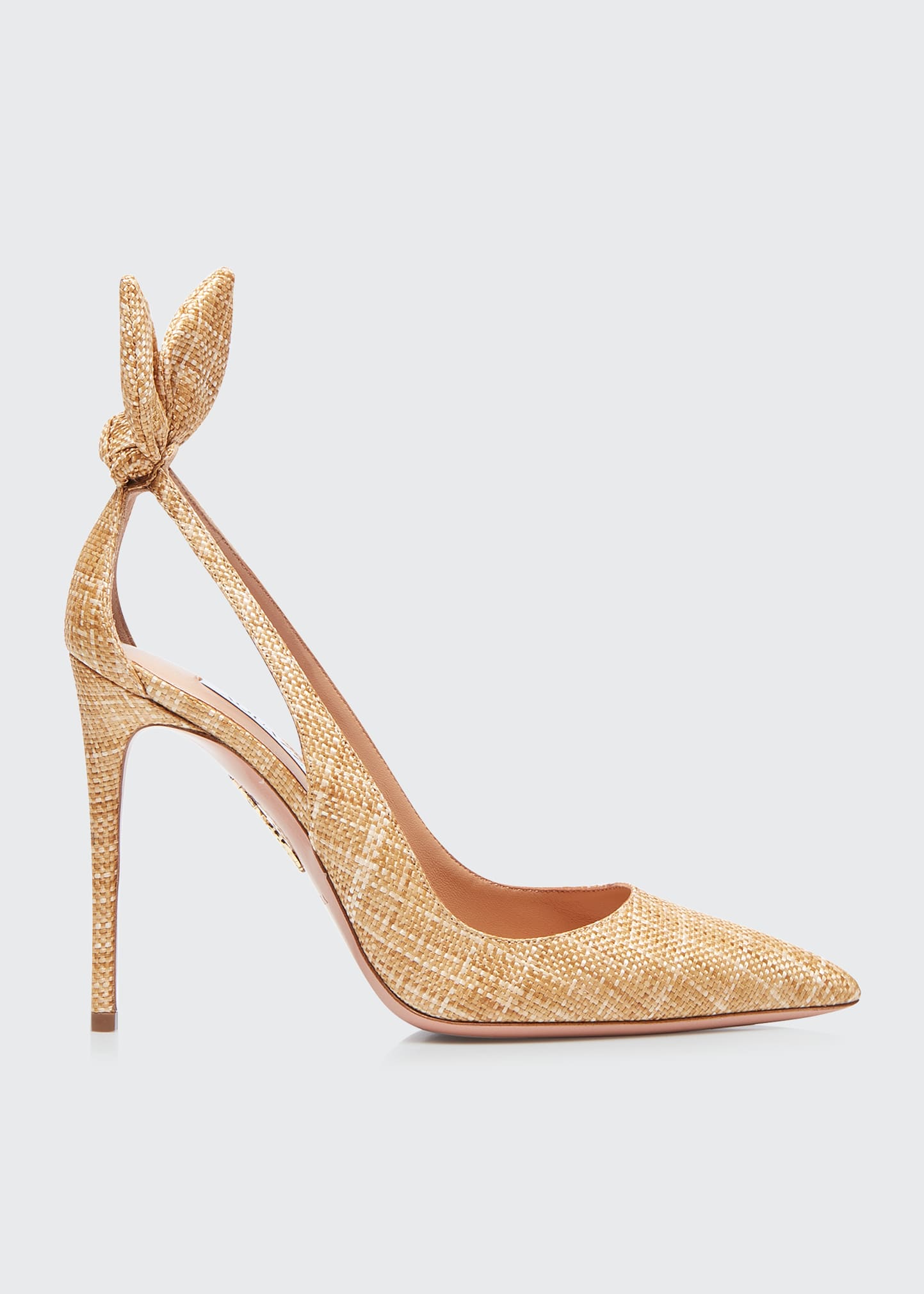 THE ROW Coco Kitten-Heel Ankle-Tie Mules - Bergdorf Goodman