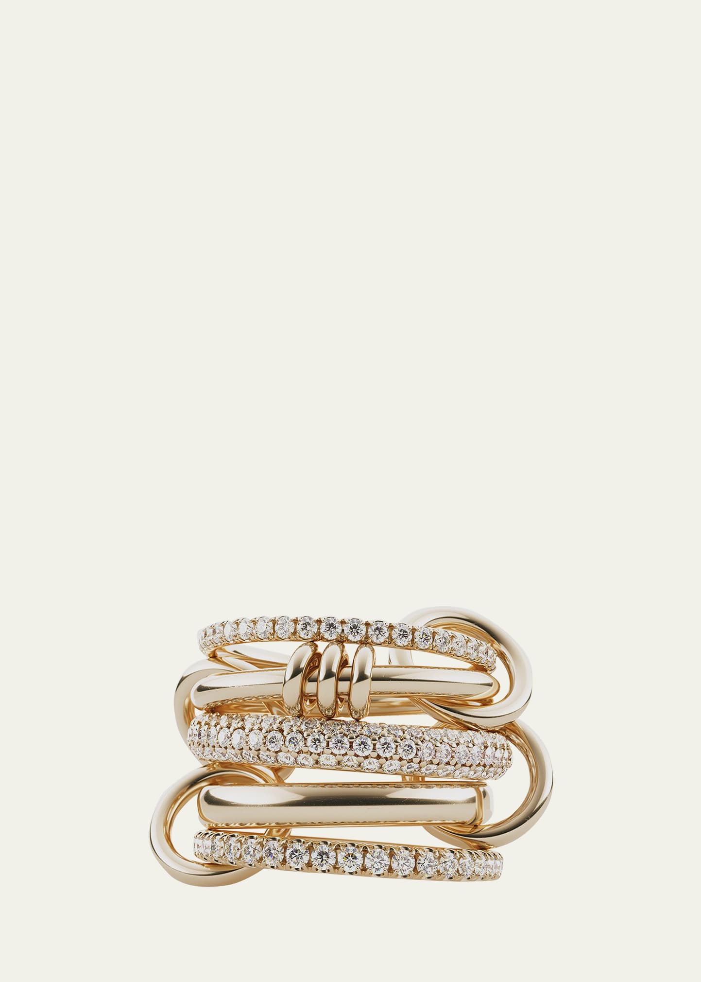 Spinelli Kilcollin Vega Blanc Two-Tone Ring w/ Diamonds - Bergdorf Goodman