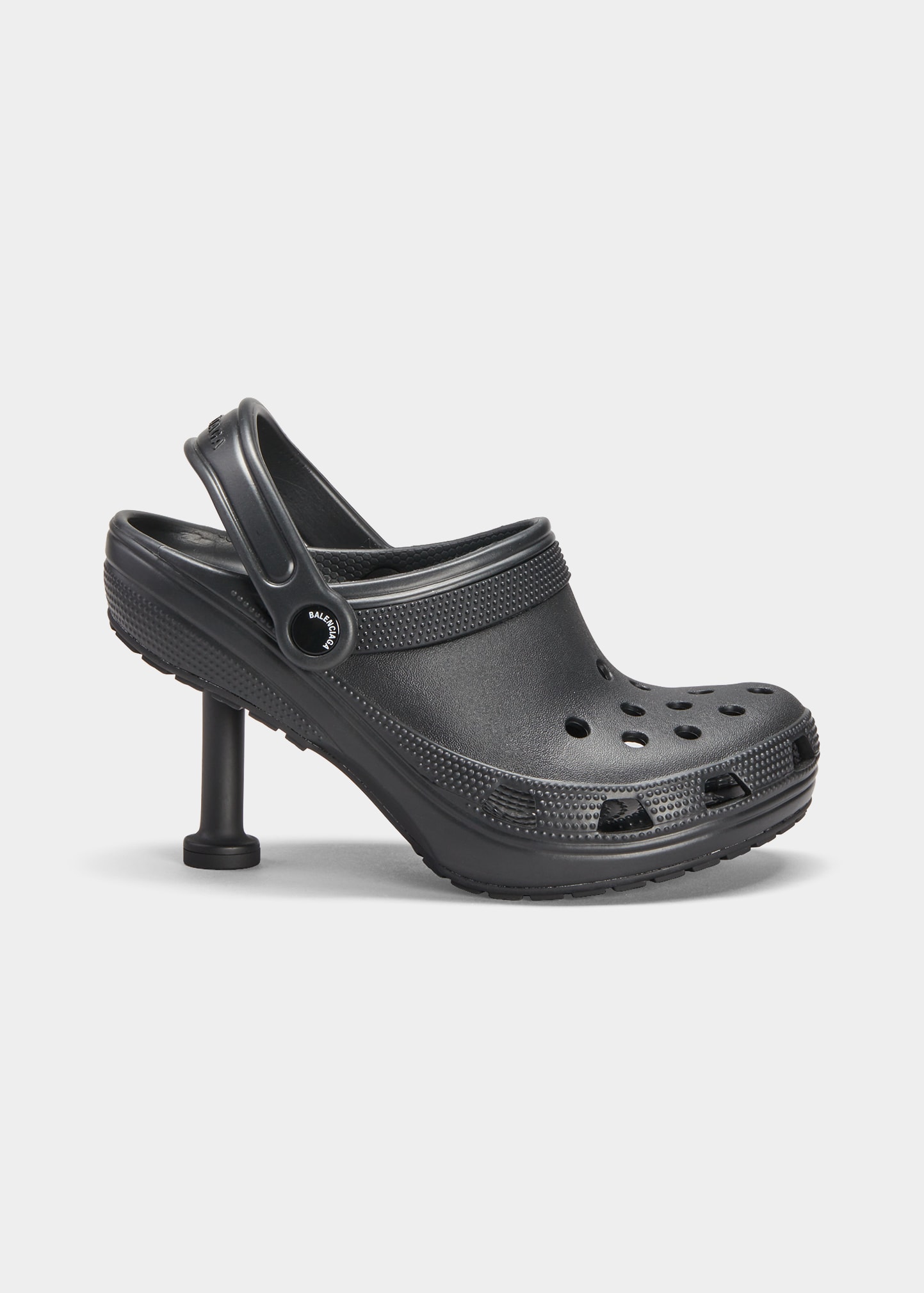 Balenciaga Cagole Logo Screw Platform Clogs - Bergdorf Goodman