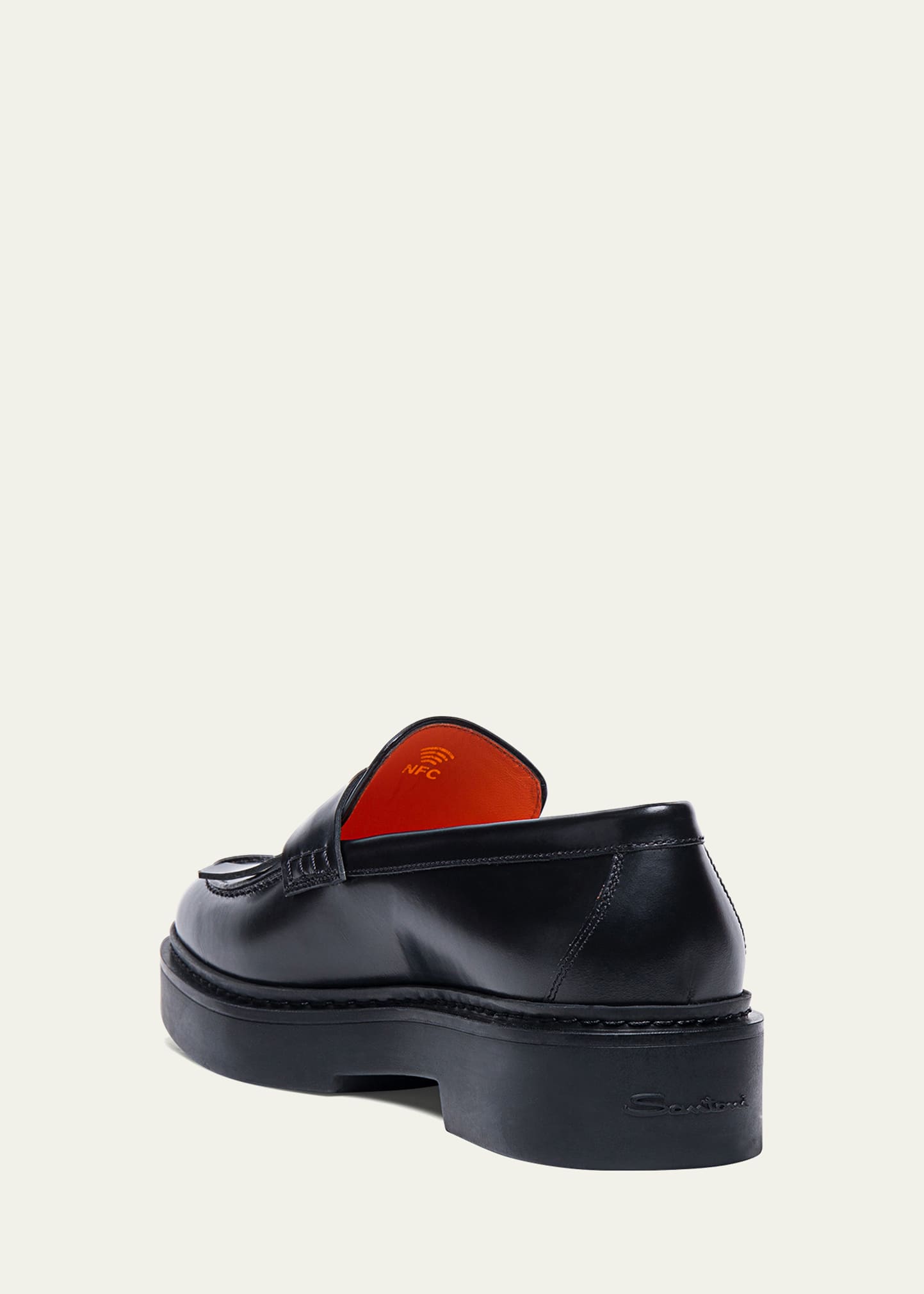 Santoni Pamela Kiltie Loafers