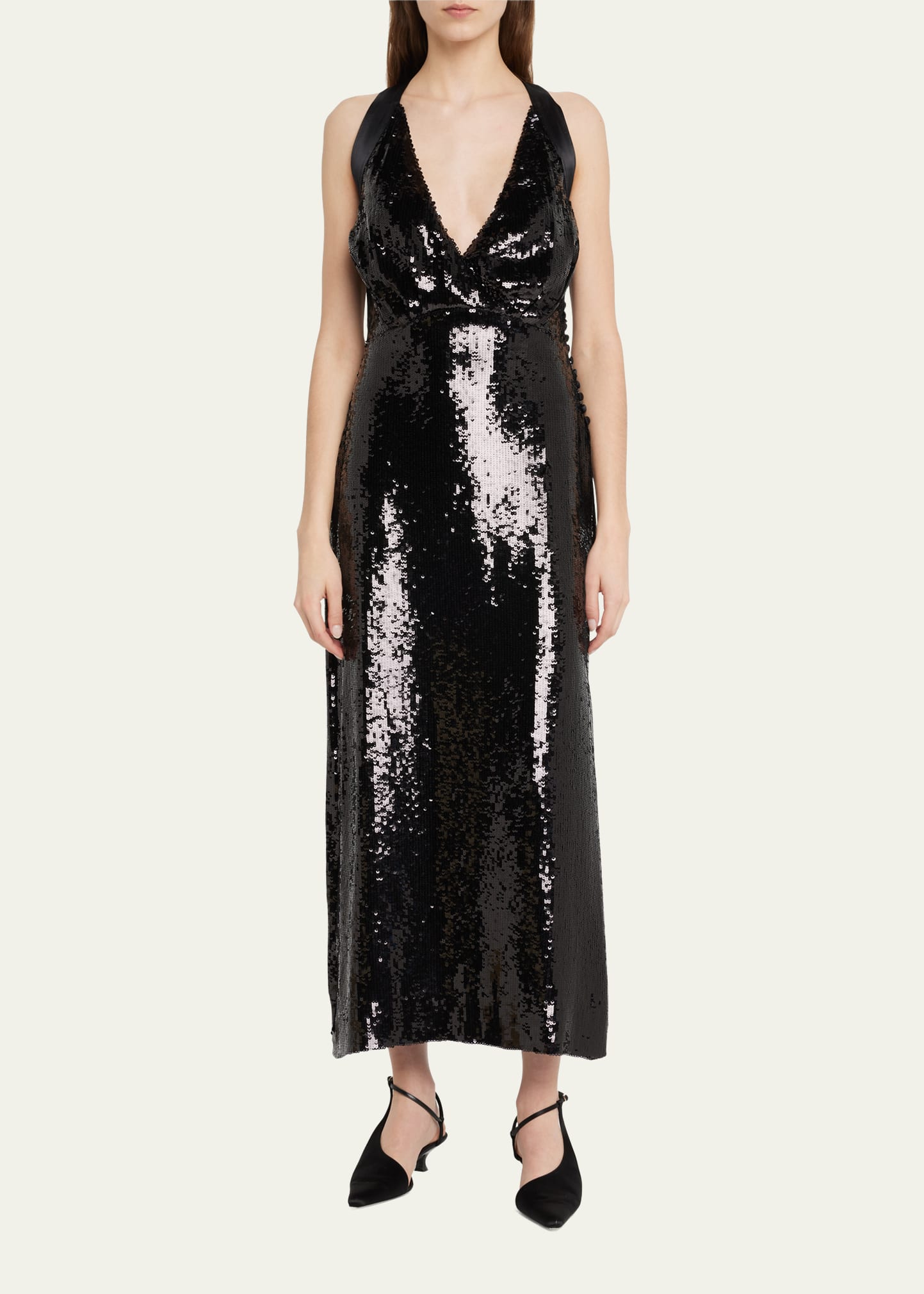 Khaite Milo Sequined Gown