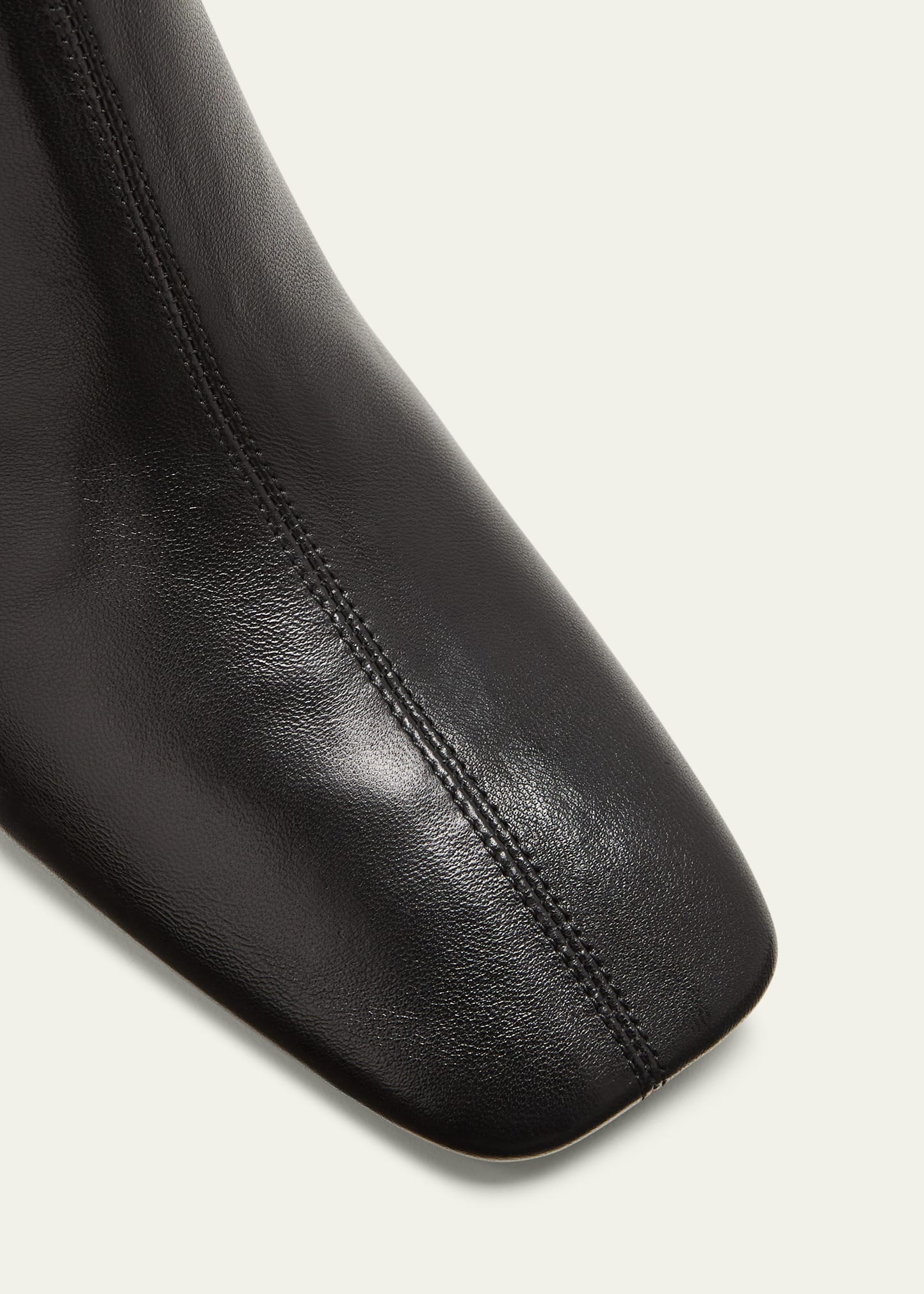 Vince Andy Leather Wedge Ankle Booties