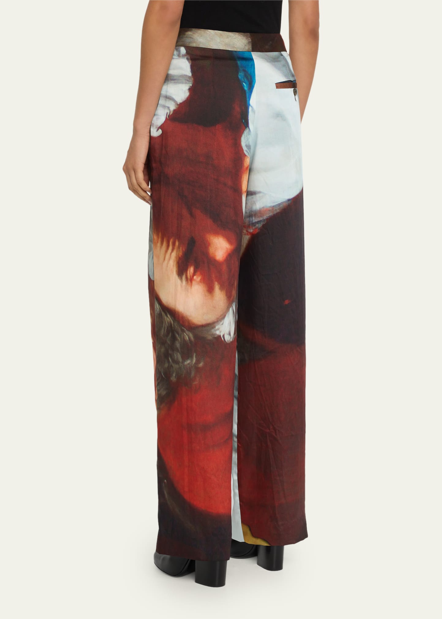 PUPPETS AND PUPPETS Rose Double Pleated Pants