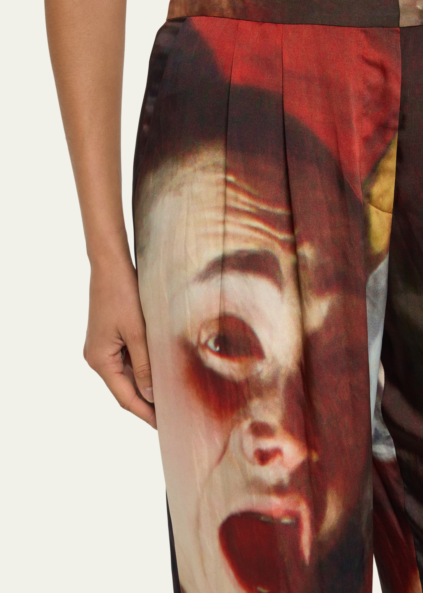 PUPPETS AND PUPPETS Rose Double Pleated Pants
