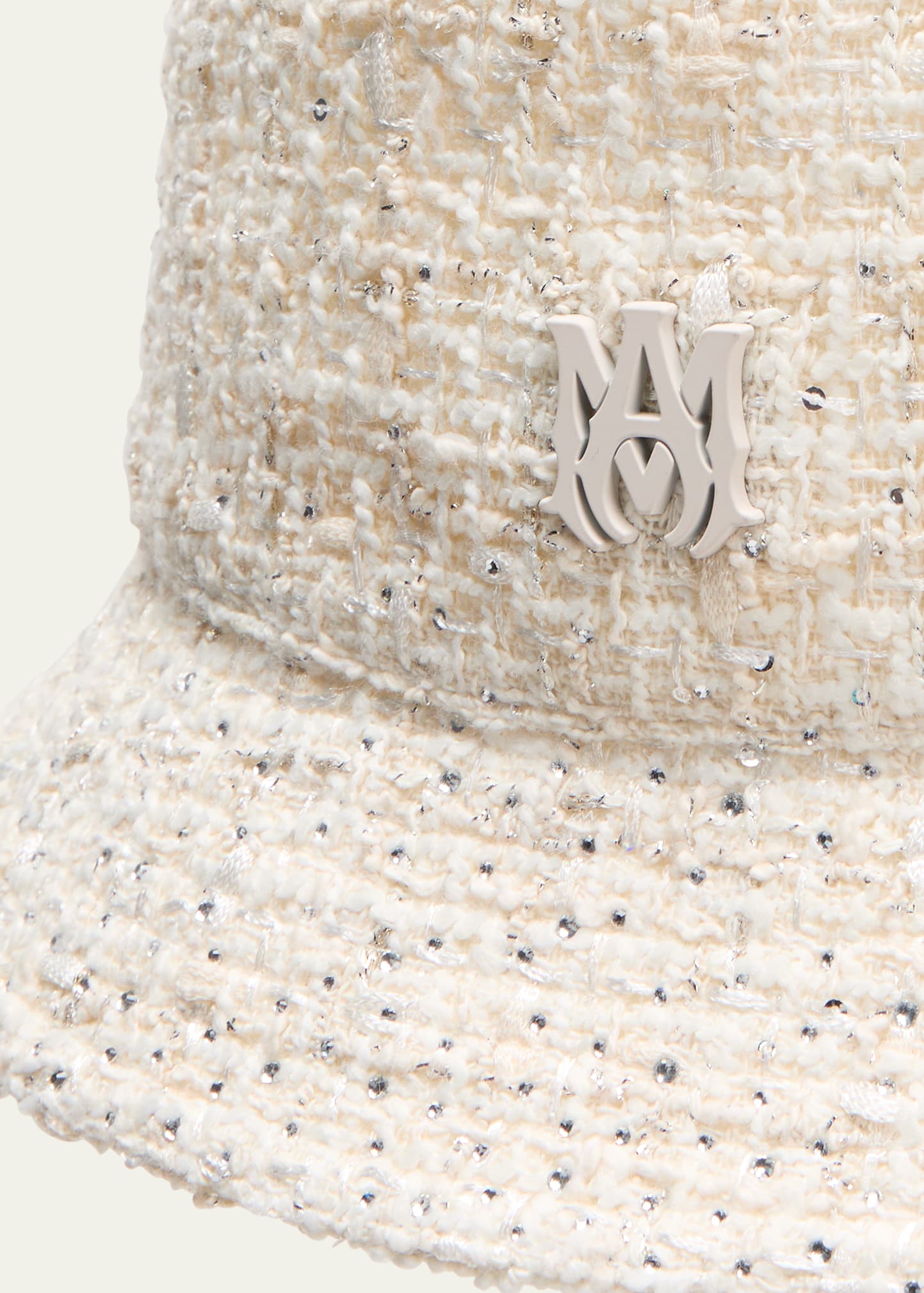 Amiri Men's Crystal Boucle Bucket Hat