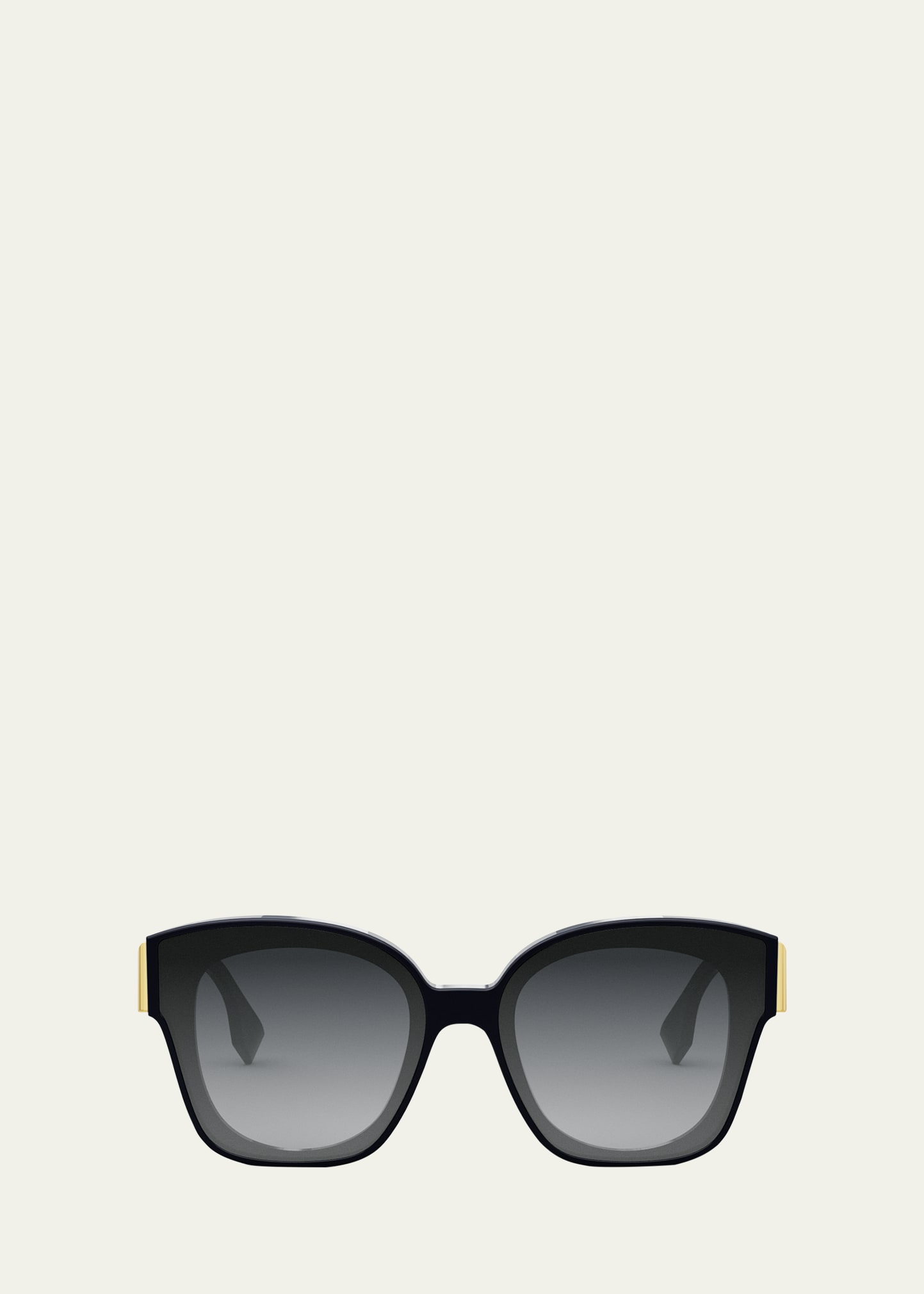 Fendi First Gradient Acetate Square Sunglasses International Shipping