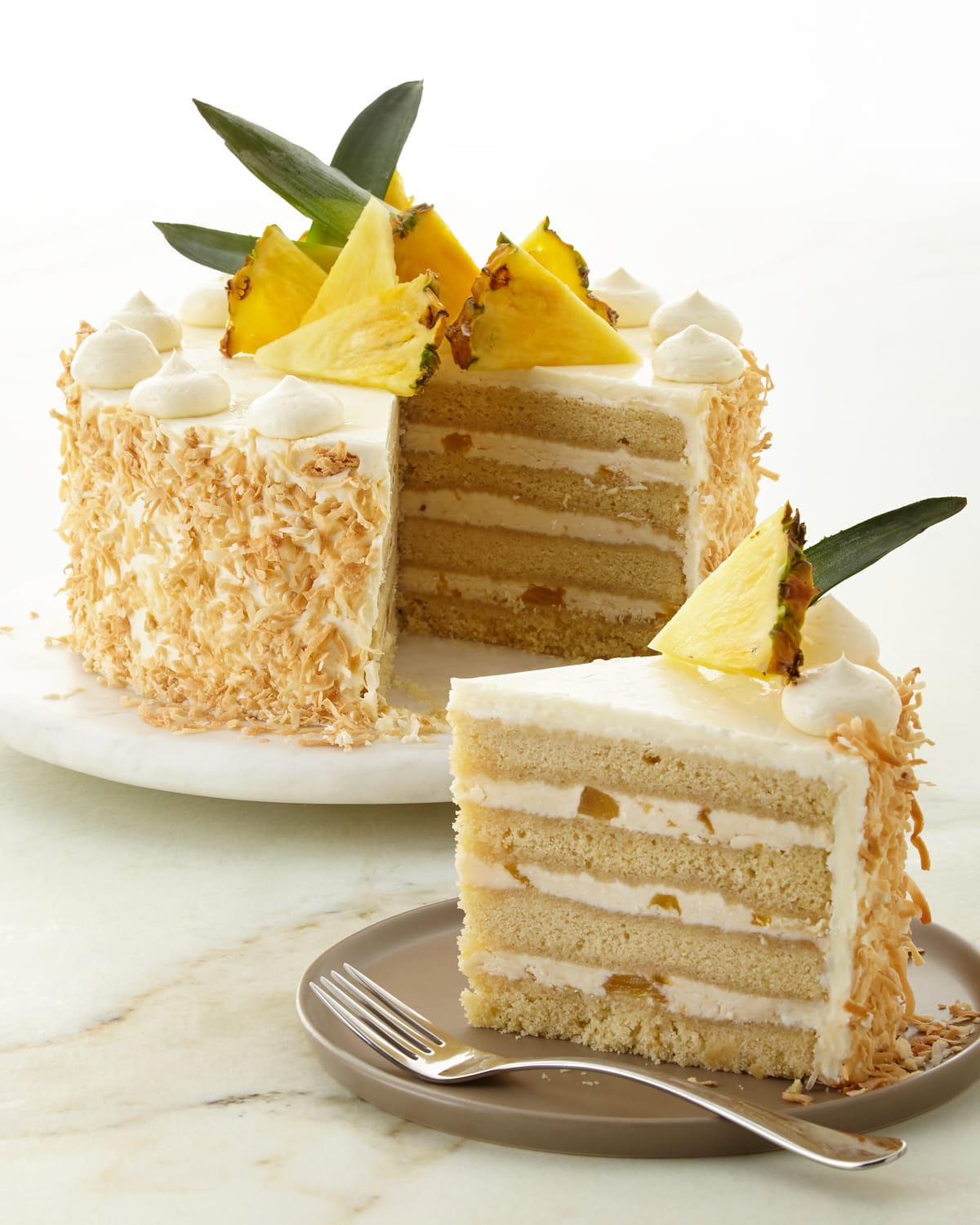 Frosted Art Bakery Pineapple Right-Side Up Cake