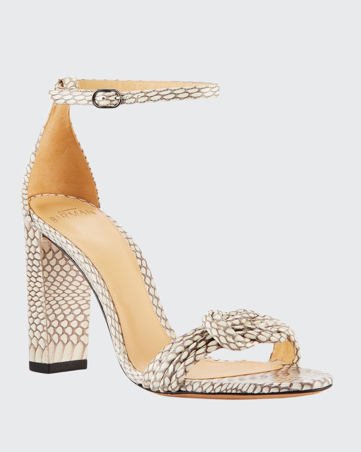 Leather Lining Snakeskin Shoes | bergdorfgoodman.com