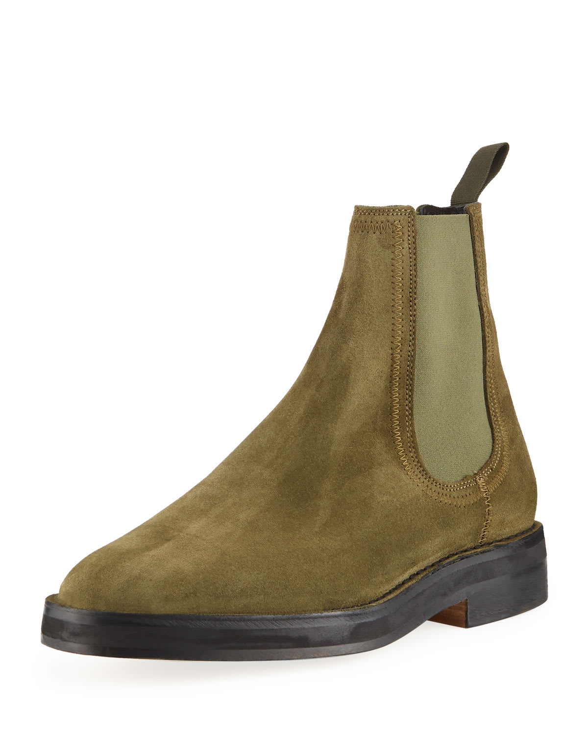 Yeezy Yeezy Suede Chelsea Boot, Green
