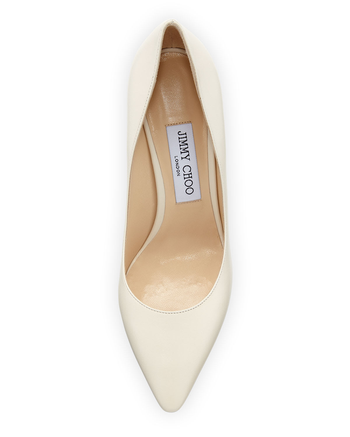 Jimmy Choo Romy Pointed Kid Leather Pumps