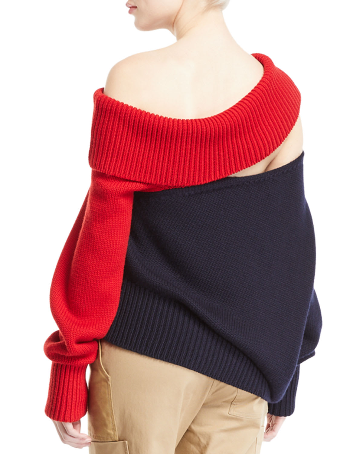 Monse Cutout One-Shoulder Sweater and Matching Items