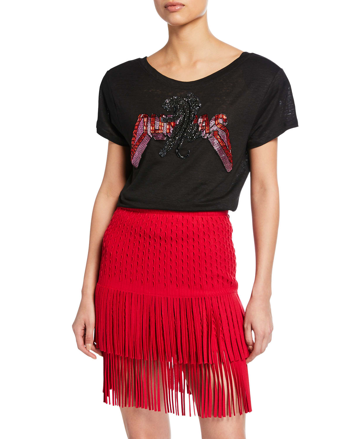 Dundas Panther Logo T-Shirt