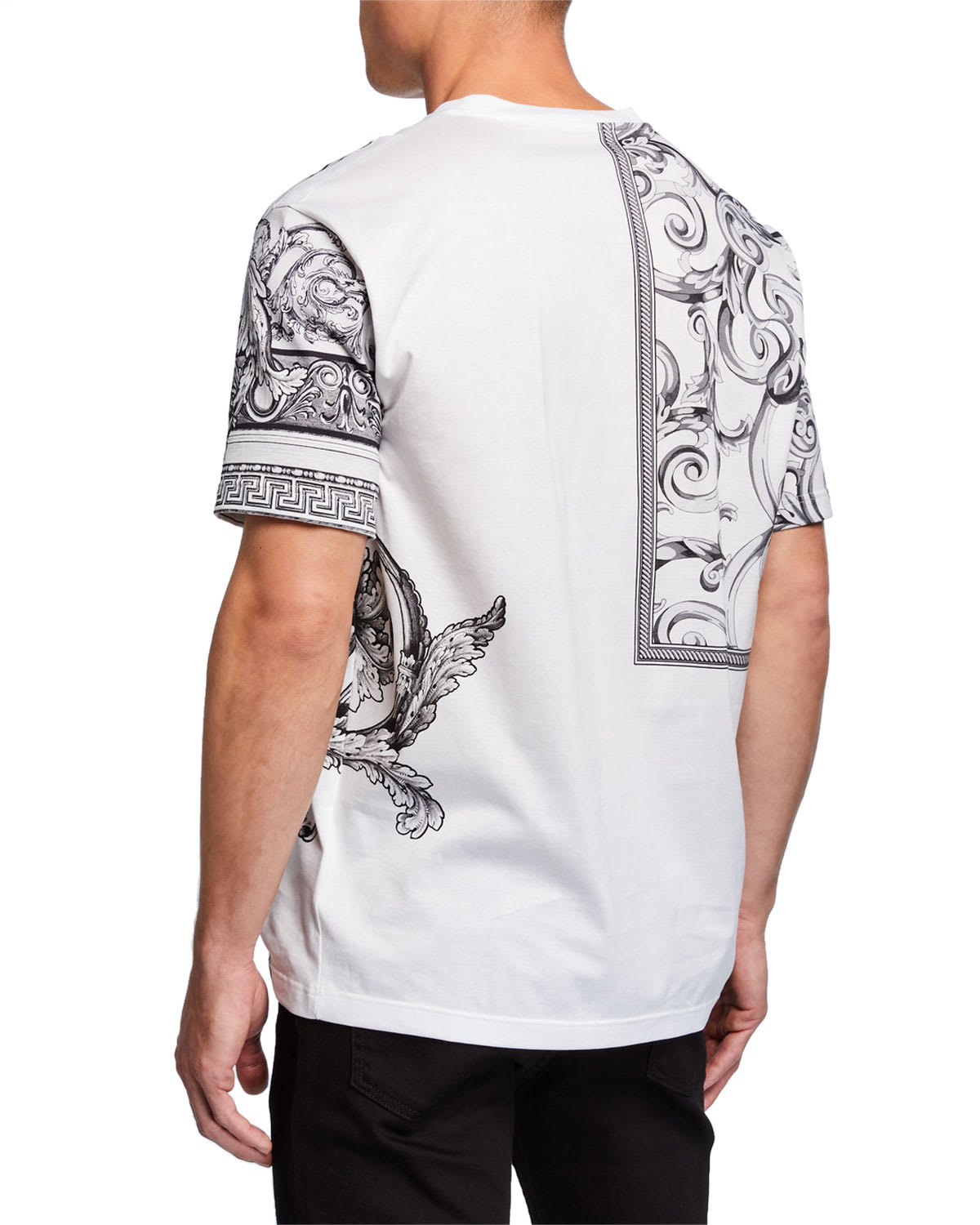 Versace Men's Classical Graphic Print T-Shirt