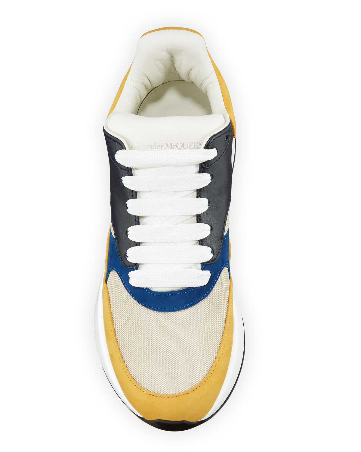 Alexander McQueen Men's Oversized Colorblock Trainer Sneakers