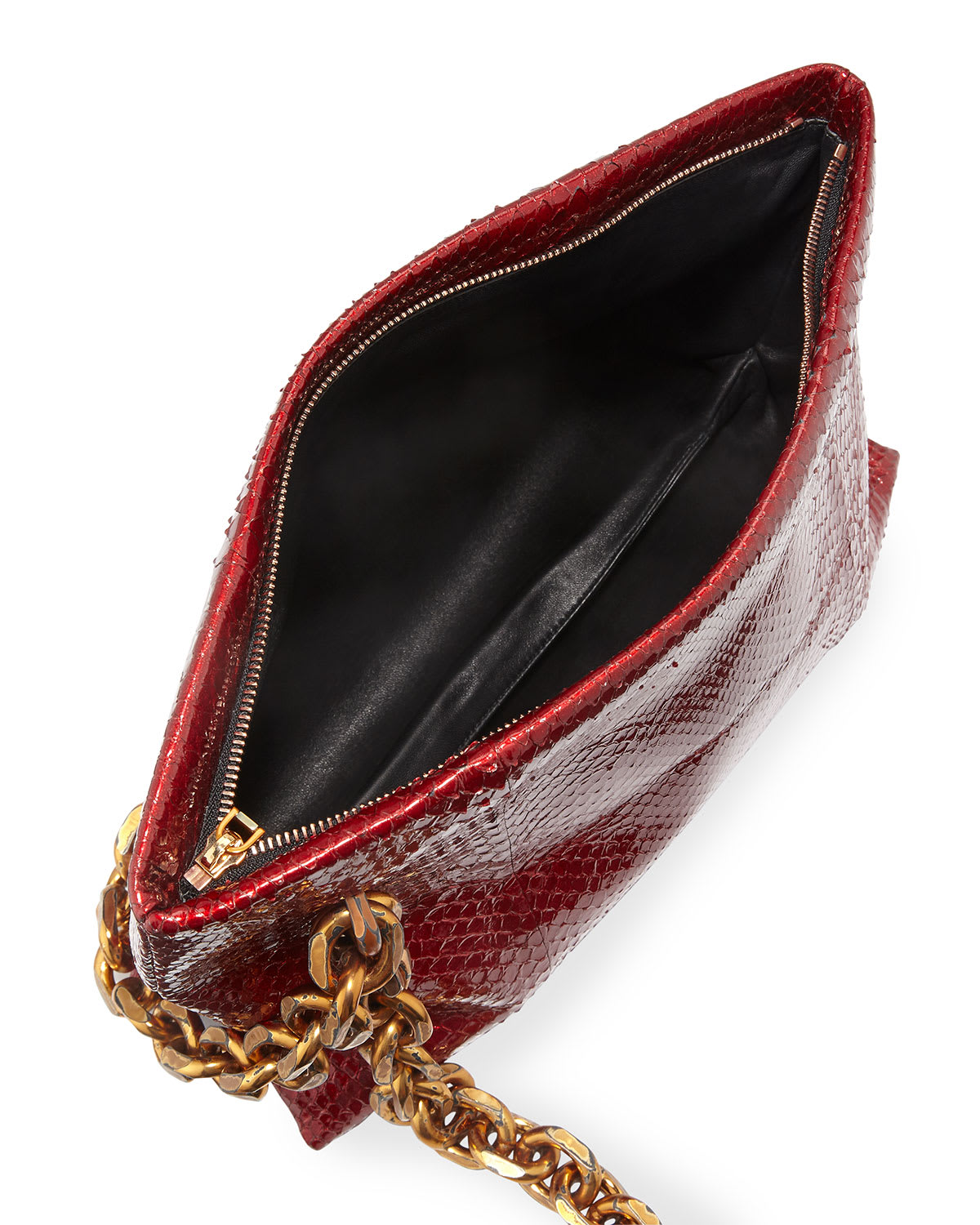 CALVIN KLEIN 205W39NYC Scull Soft Chain Clutch Bag