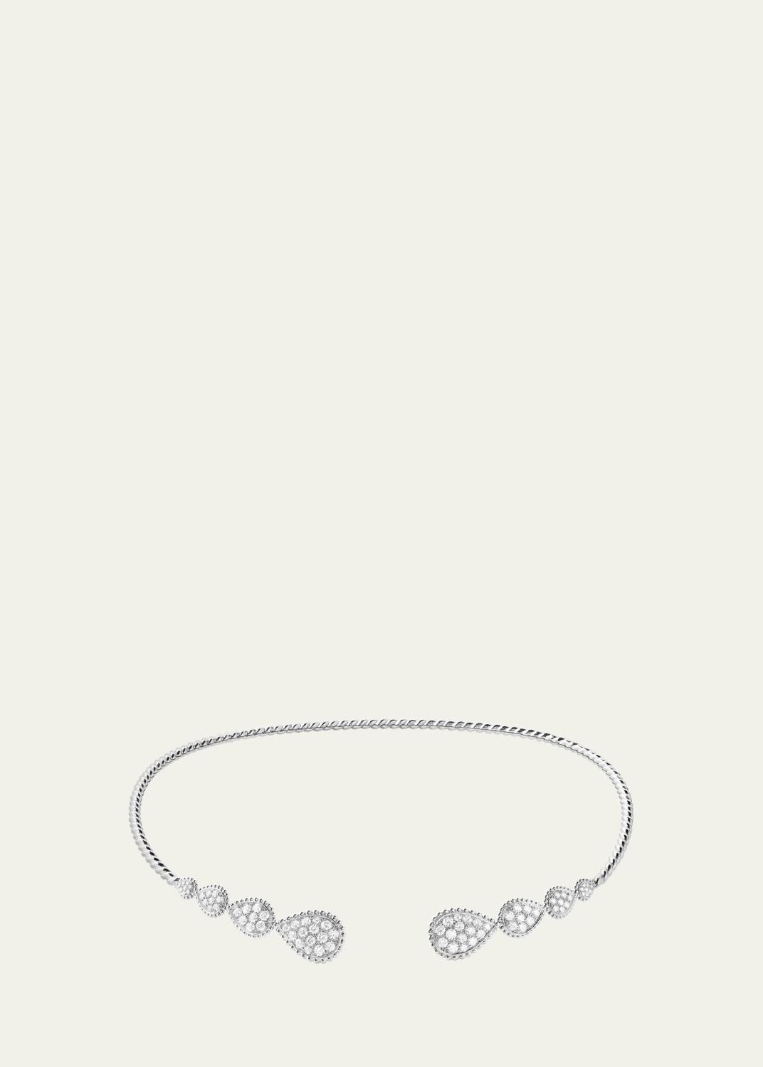 Buccellati Ramage 18K White Gold Diamond Pendant Necklace - Bergdorf ...