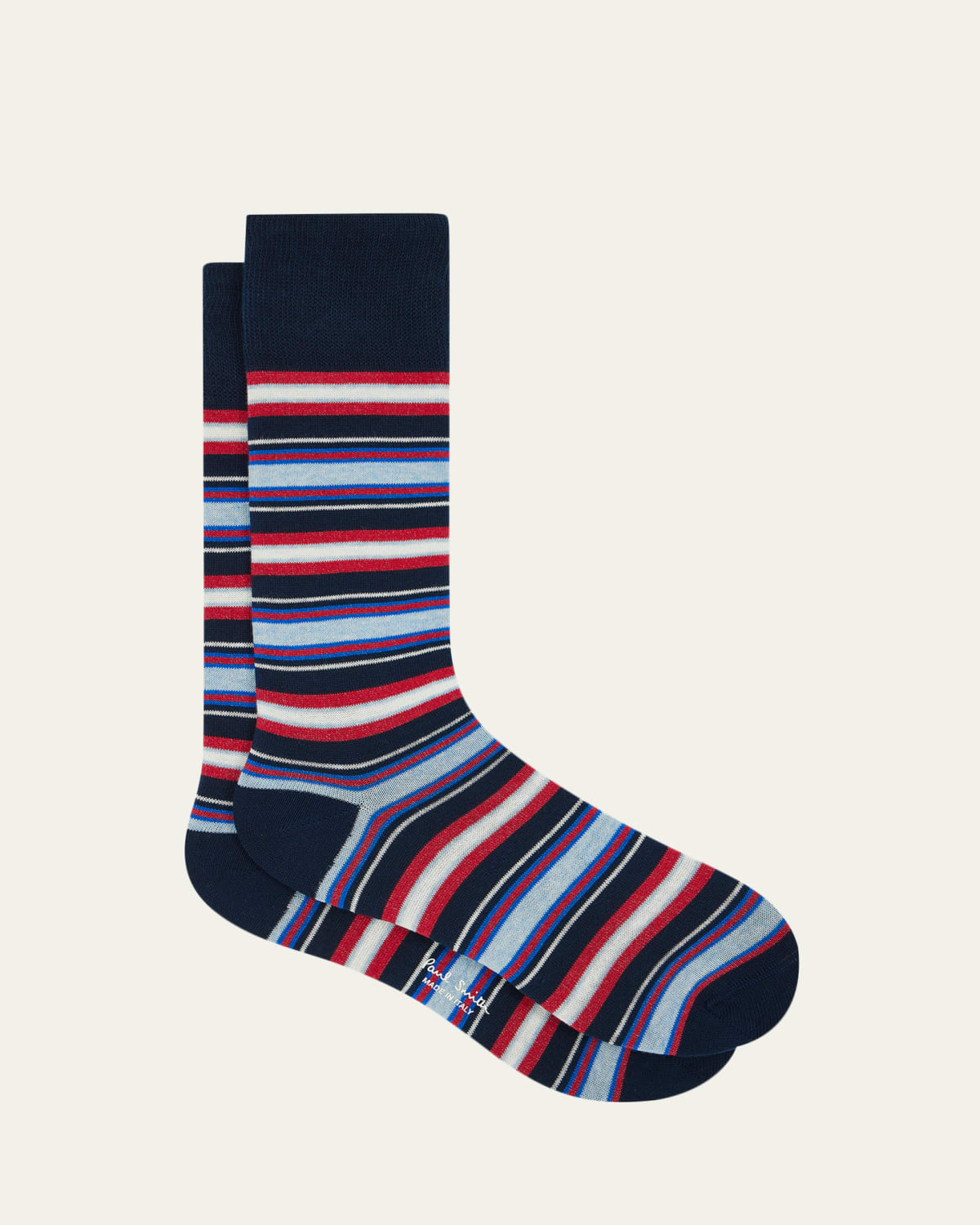 Paul Smith Men's Kean Stripe Crew Socks - Bergdorf Goodman