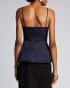 Brock Collection Lace-Up Peplum Top