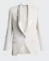 Stella McCartney Oversized Wool Twill Peak-Lapel Tuxedo Jacket