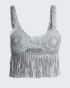 Stella McCartney Macrame Fringe Bra Top