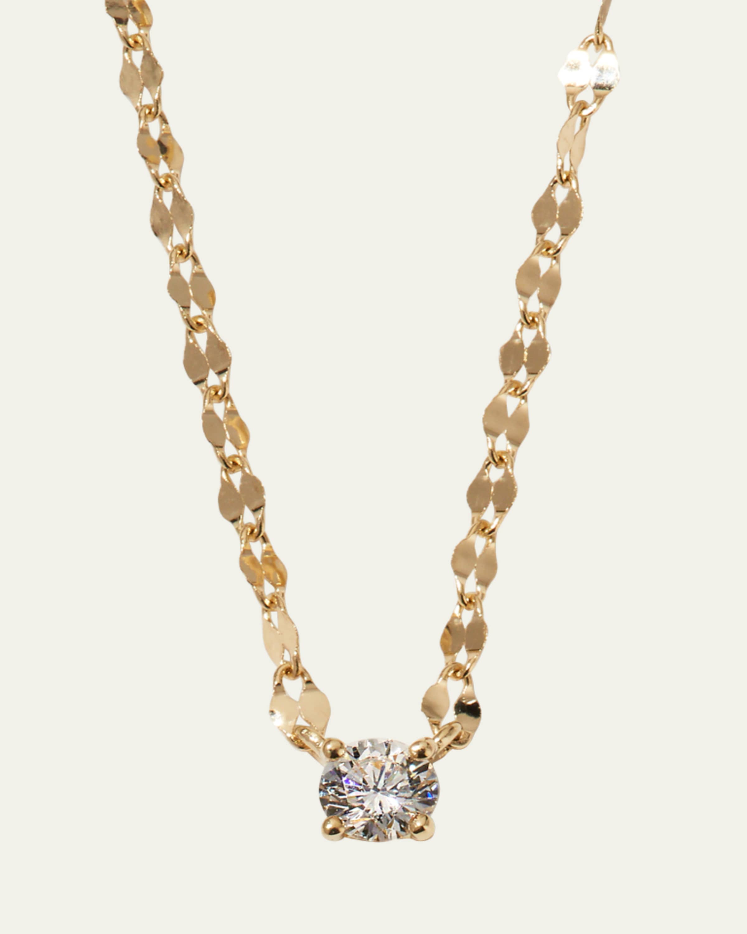 Lana 14K Gold Mirage Blake Diamond Bar Necklace - Bergdorf Goodman
