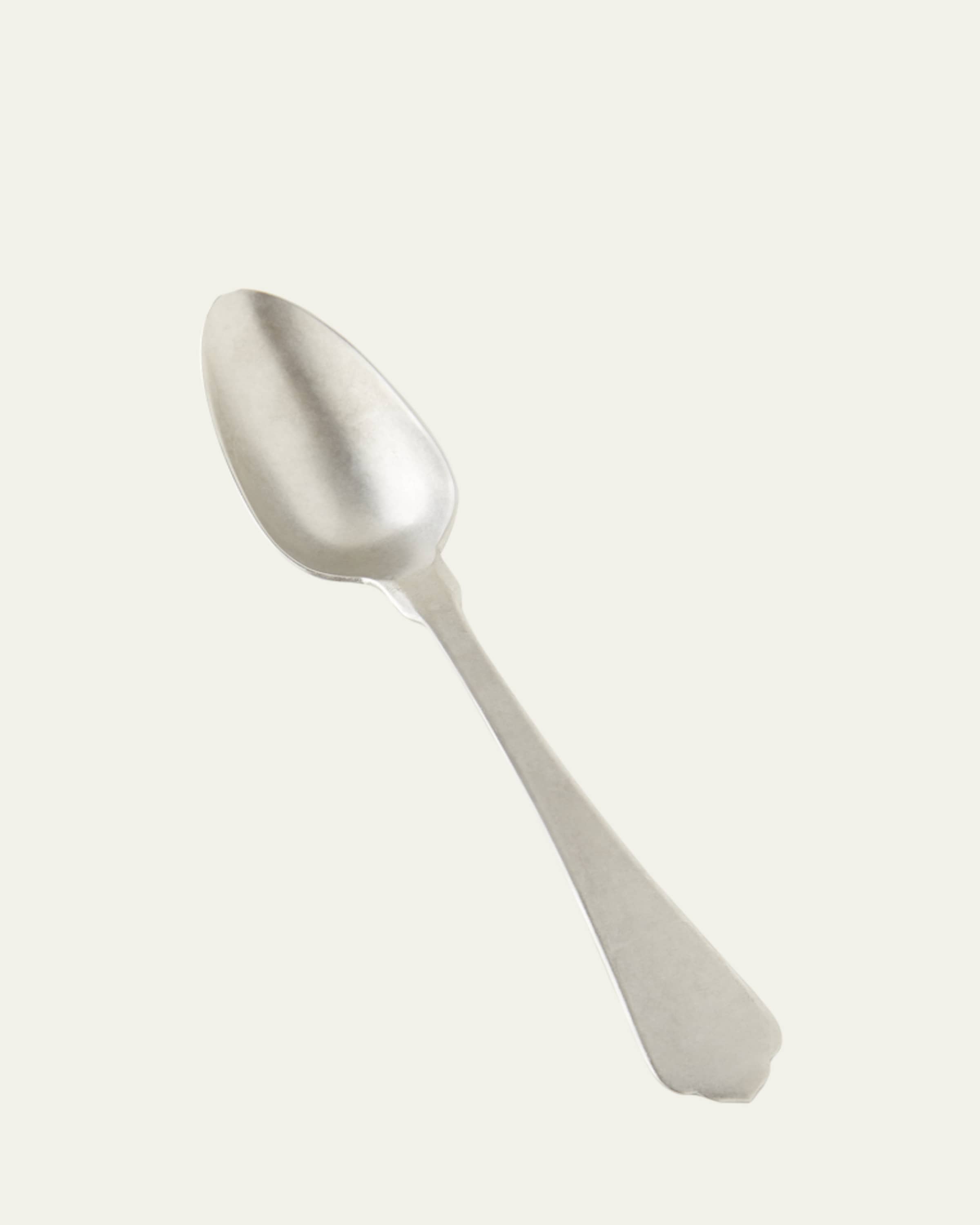 Astier De Villatte Naples Dessert Spoon, Stone Finish - Bergdorf Goodman