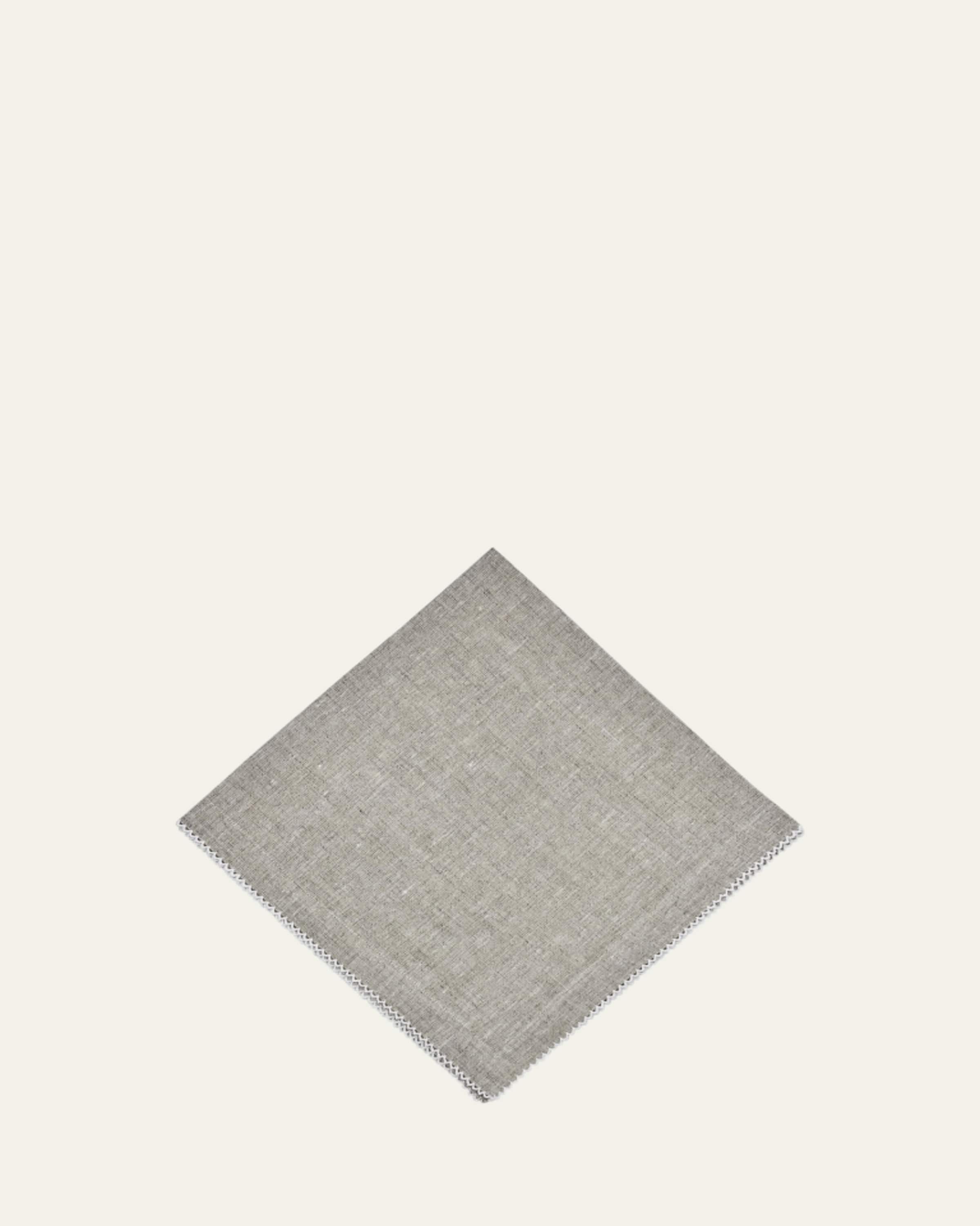Tina Chen Designs Picot Edge White & Green Napkin - Bergdorf Goodman
