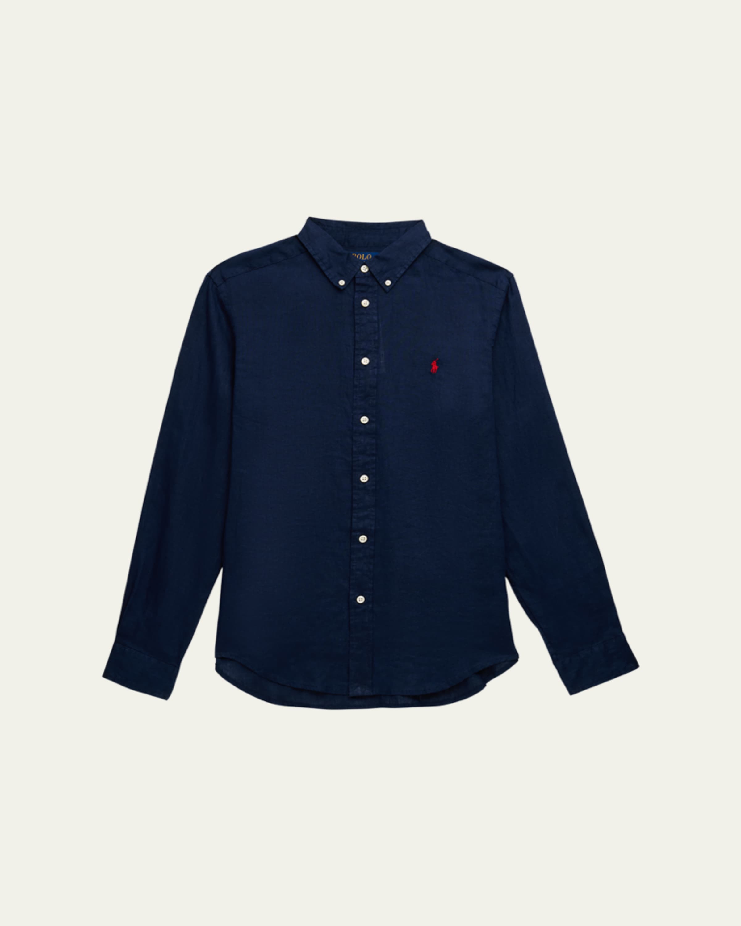 Polo Ralph Lauren Little Boy's & Boy's Linen Shirt - Bergdorf Goodman