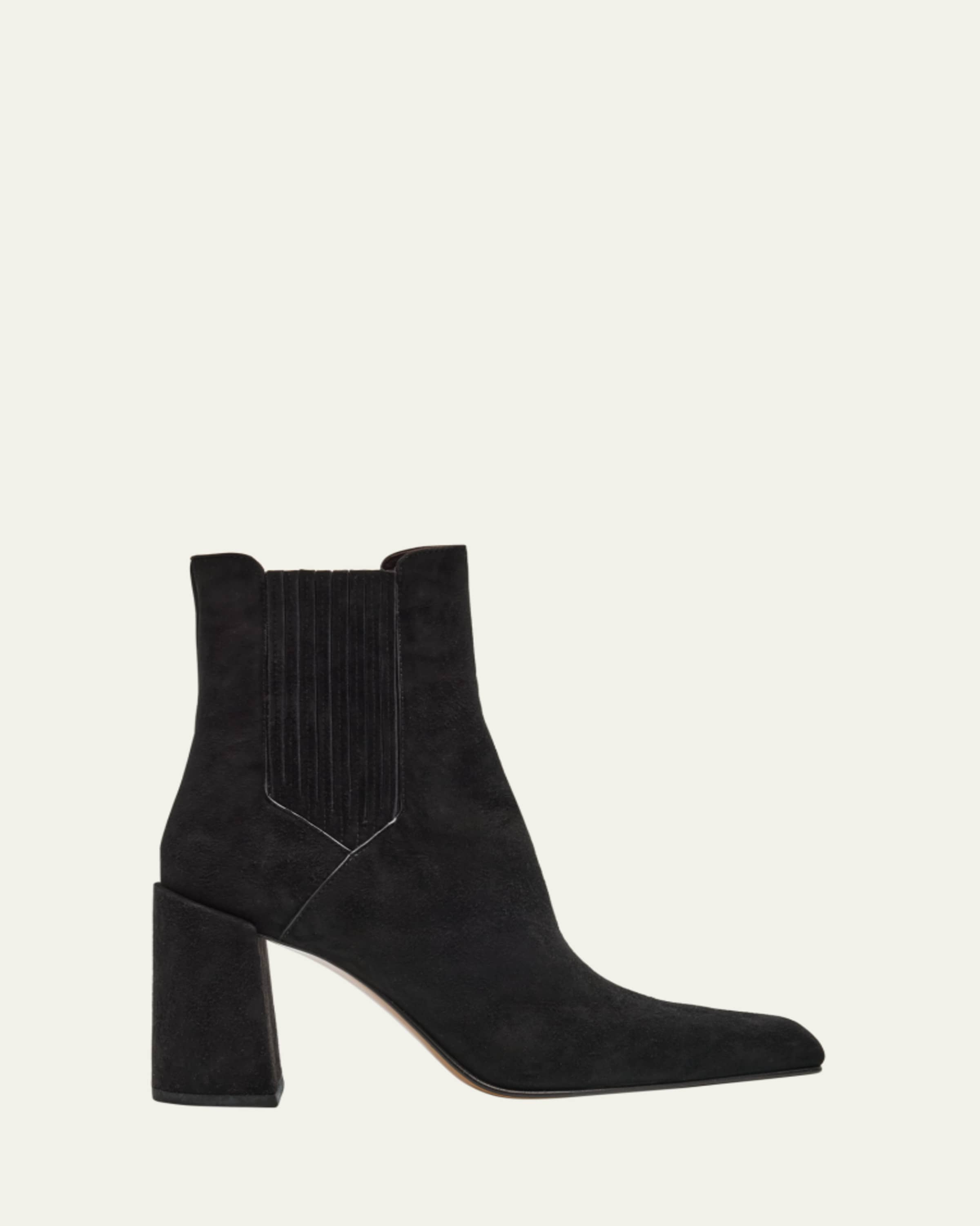 Gabriela Hearst 75mm Devil Suede Ankle-Strap Pumps - Bergdorf Goodman